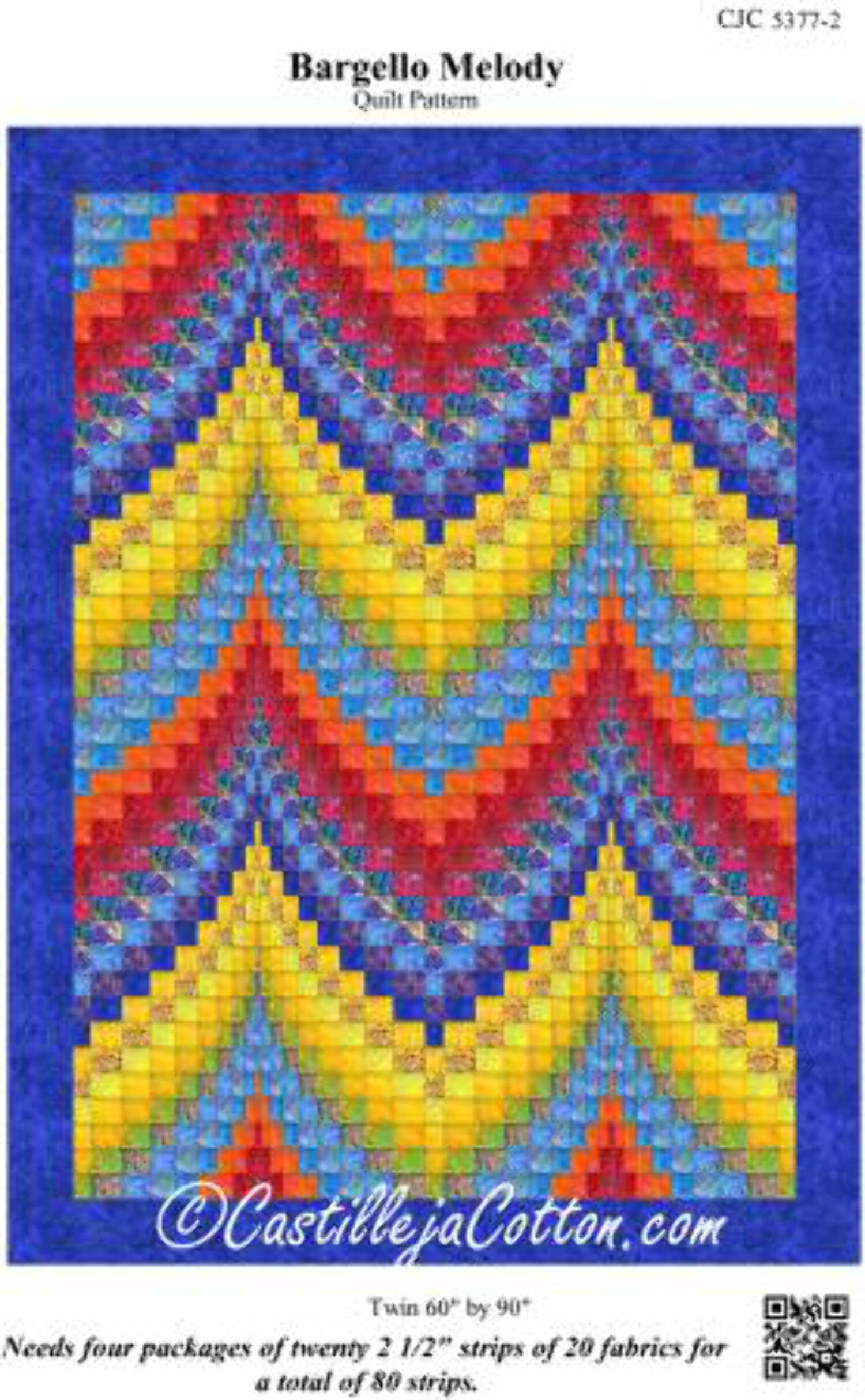 Bargello Melody Quilt Pattern - Walmart.com