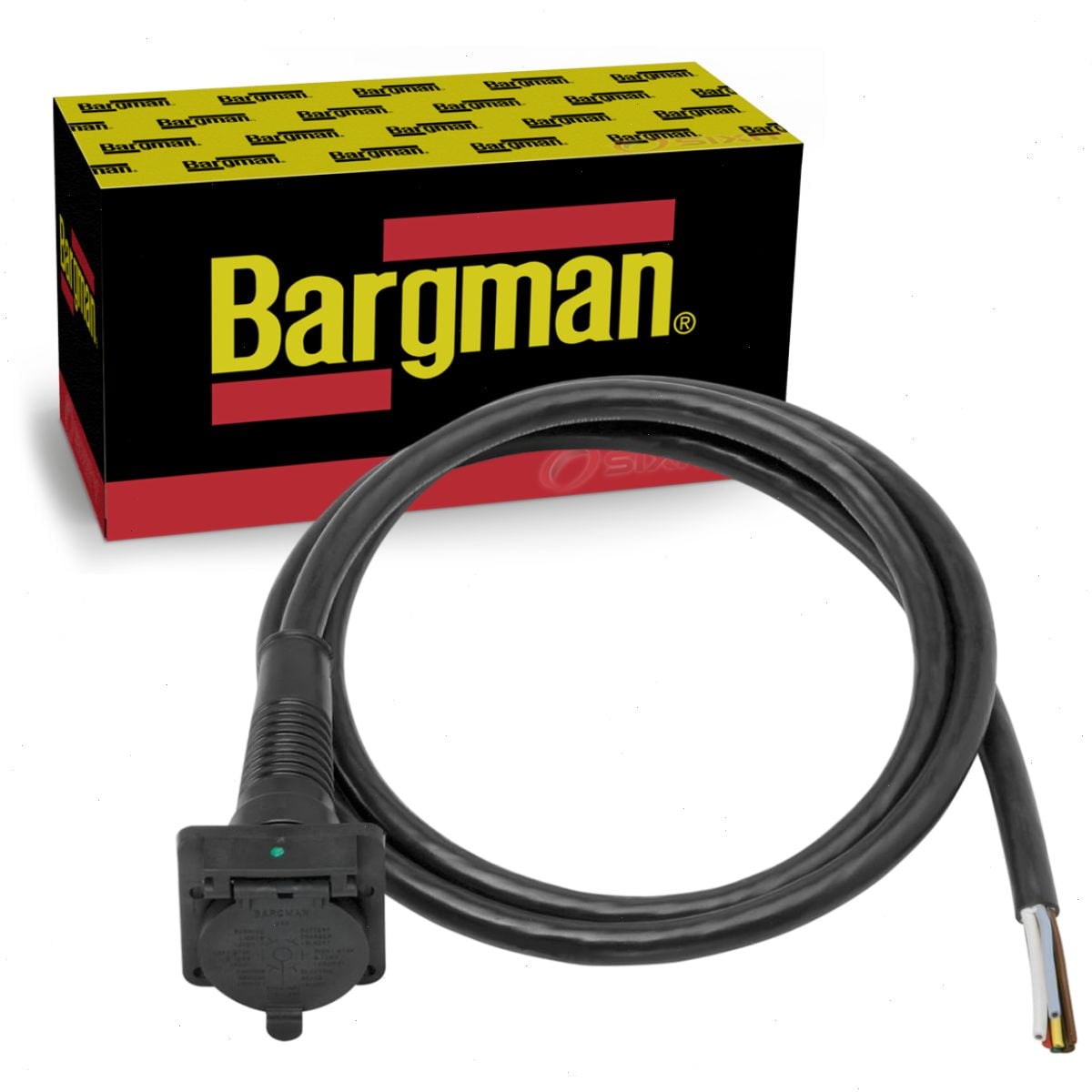 Bargman 50-87-004 7-Way Super Sealed Car End with 4' Cable - Walmart.com