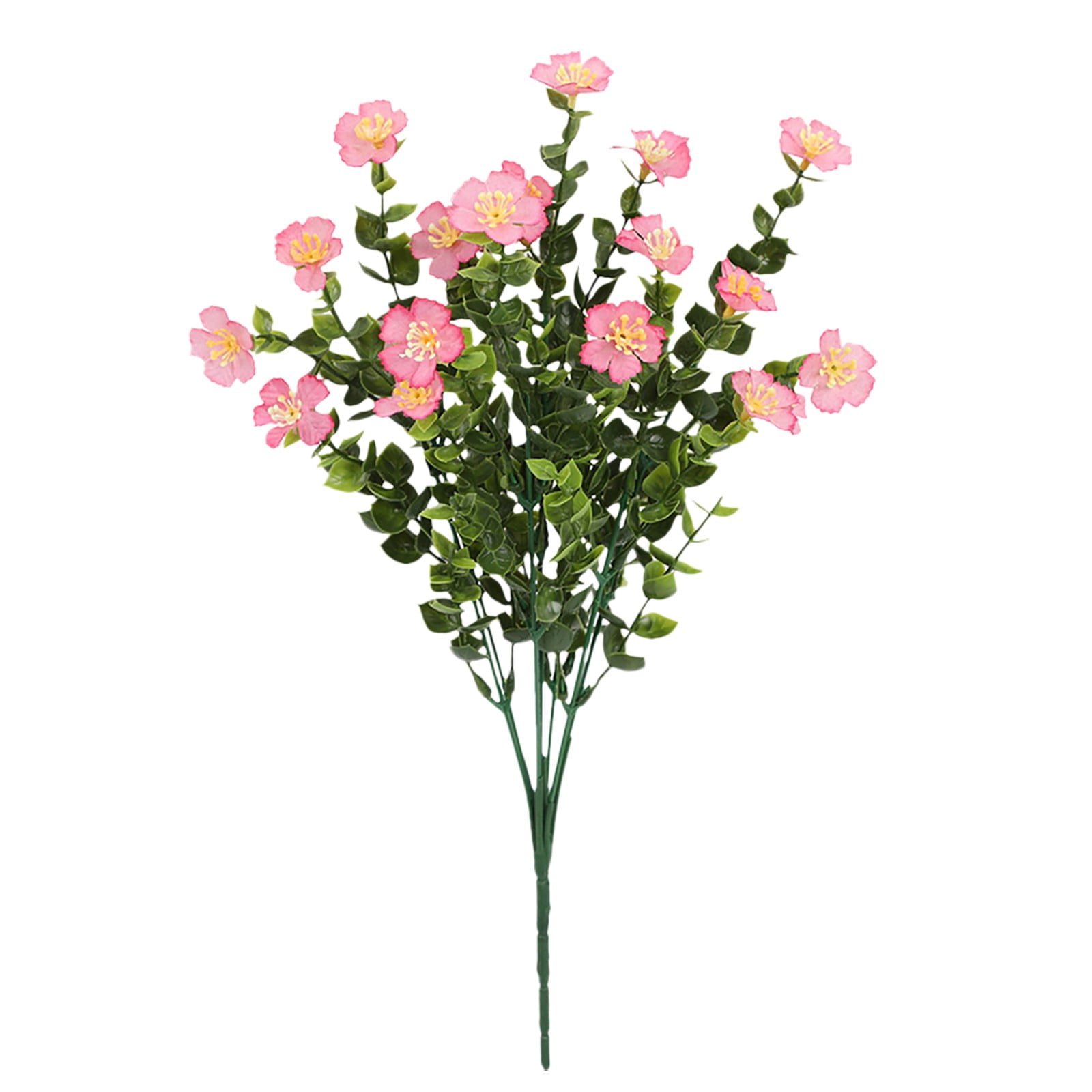 Barhoo Artificial Fall Flowers Outdoor Bundles with No Fade Faux ...
