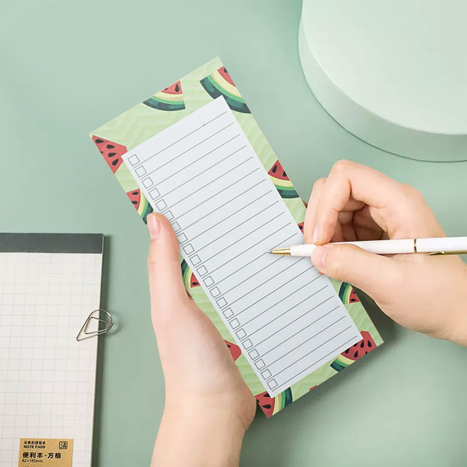 Barhoo Craft Paper Stationery Clearance! Magnetic Tear-Off Notepad Tearable Memo Book Small ...