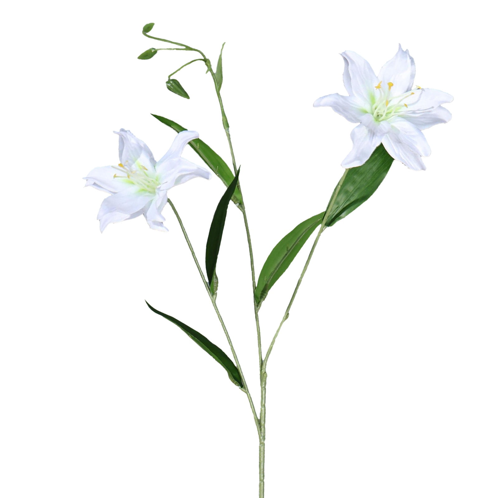Barhoo Elegant 2 Head Artificial Flowers Bouquet Stems with Dozen ...