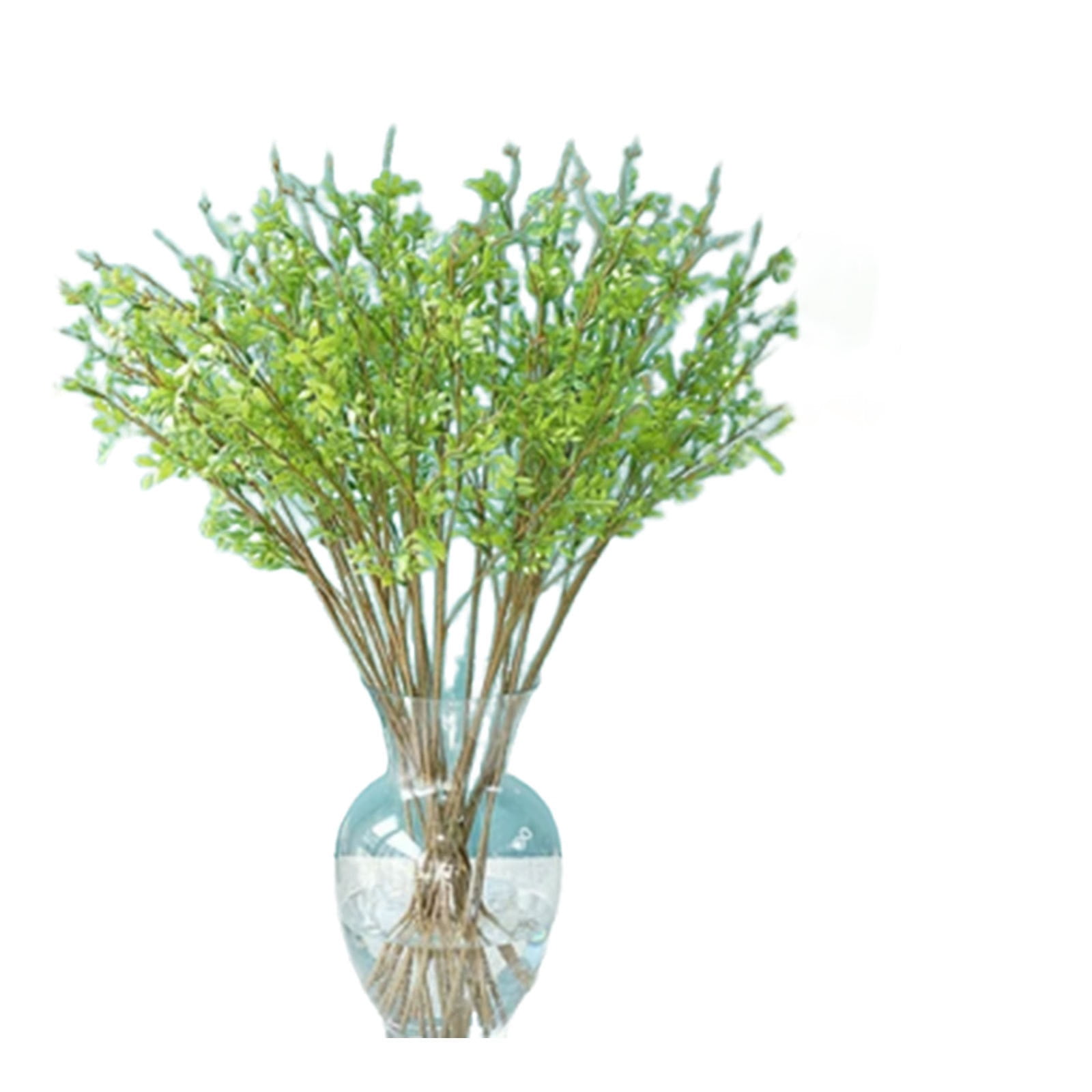 Barhoo Fake Greenery 25-Inch Artificial Silver Dollar Eucalyptus ...