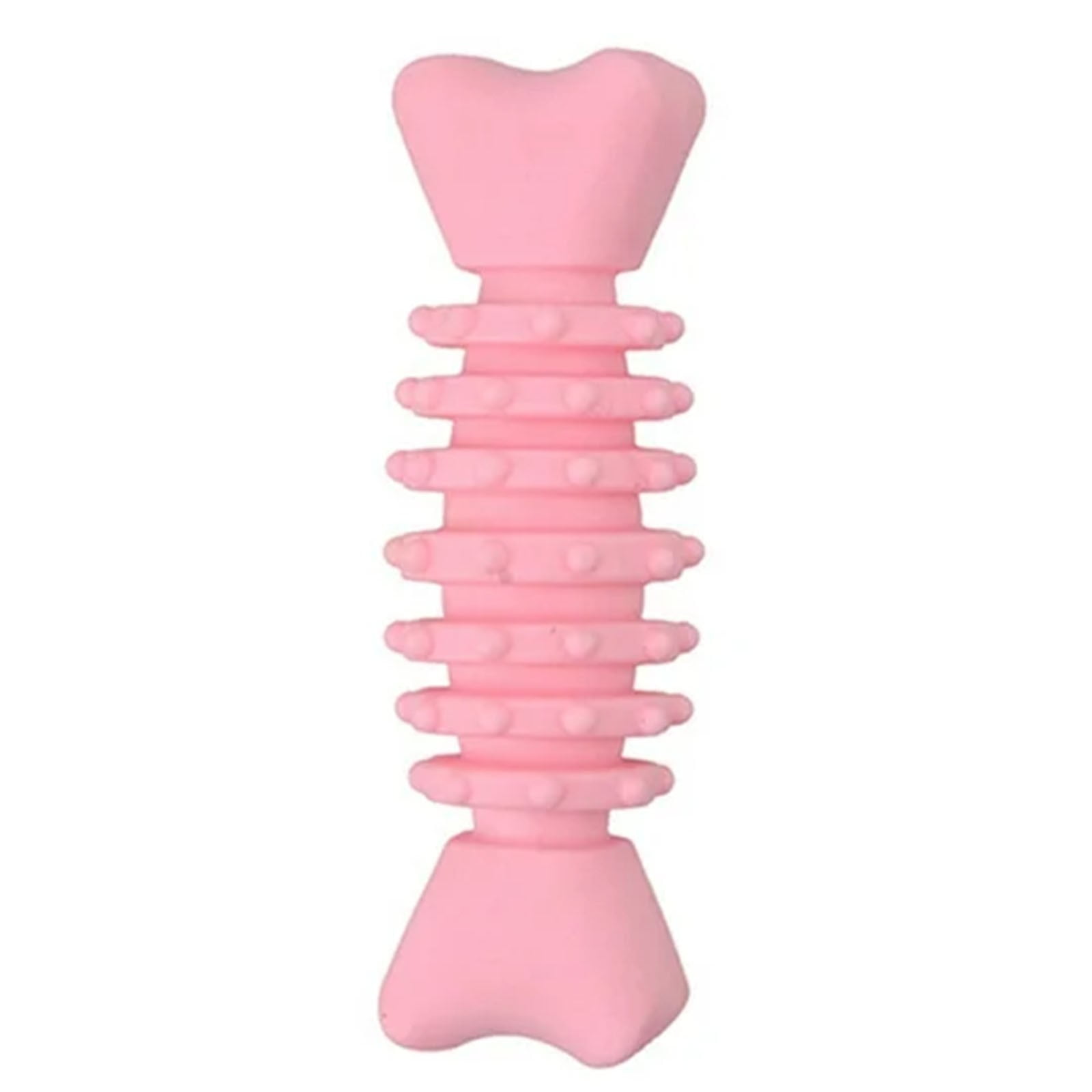 Barhoo Fishbone Shape Dog Chew Toy Tpr Rubber Tough Durable Teeth ...