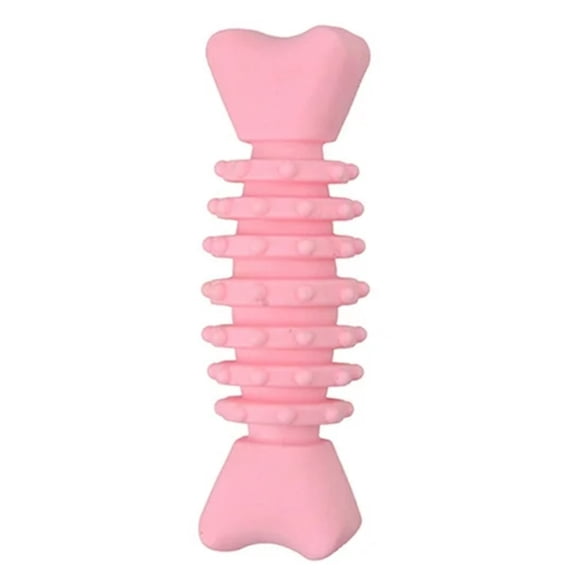 Barhoo Fishbone Shape Dog Chew Toy Tpr Rubber Tough Durable Teeth ...