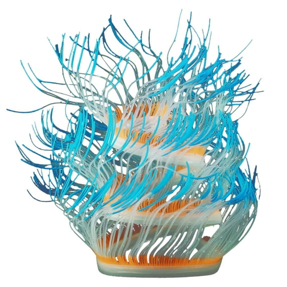 Barhoo Glowing Sea Aquarium Decorations with Changeable Artificial ...