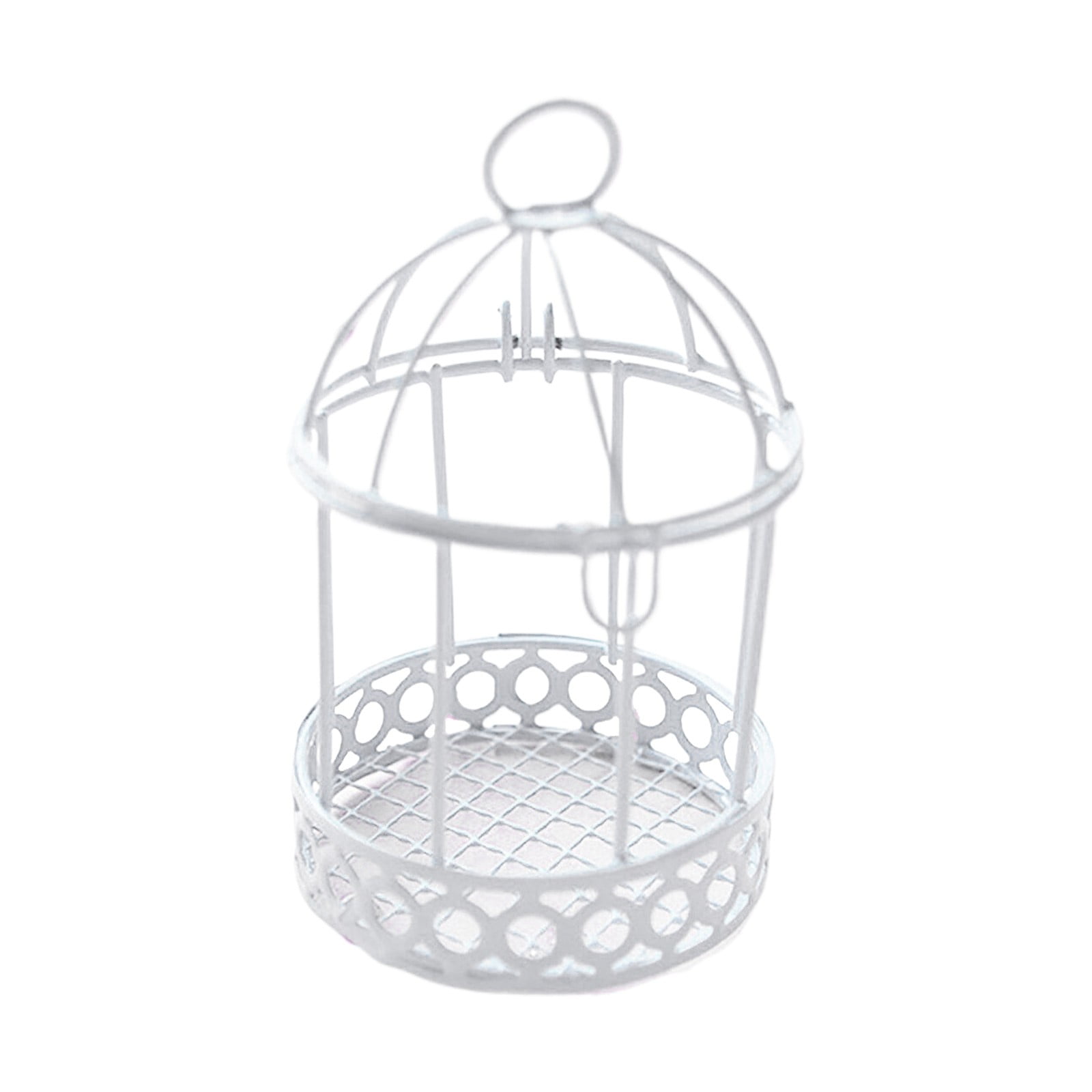 Barhoo Modern Decorative Mini Bird Cage for Garden Desktop Storage ...