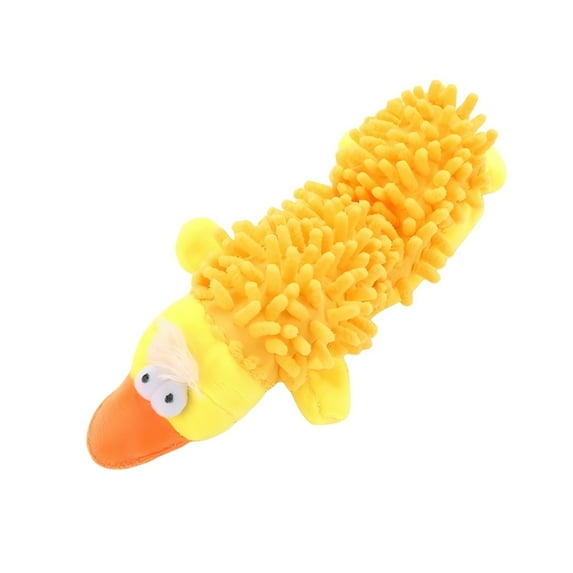 Barhoo Mop Fabric Dog Toy Squeaky Chew Toy Interactive Training Toy ...