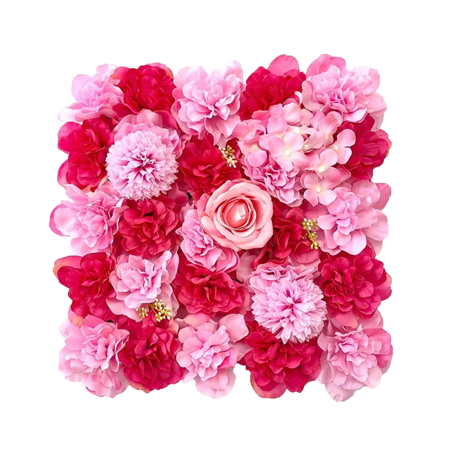 Barhoo Pared De Flores 3D Flower Wall Decor Artificial Flower Wall ...