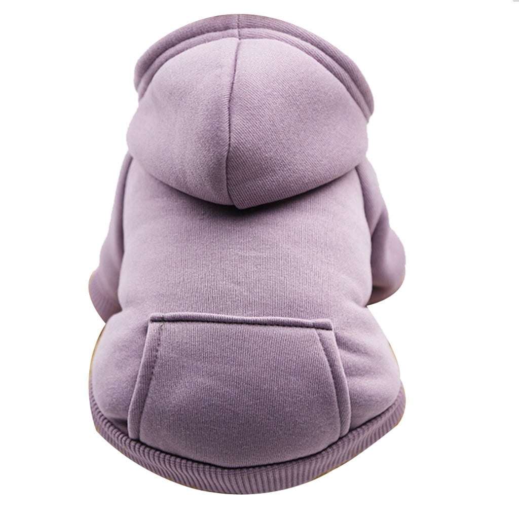 Barhoo Polyester Hooded Sweatshirts with Pocket, Dog Clothes Pet ...