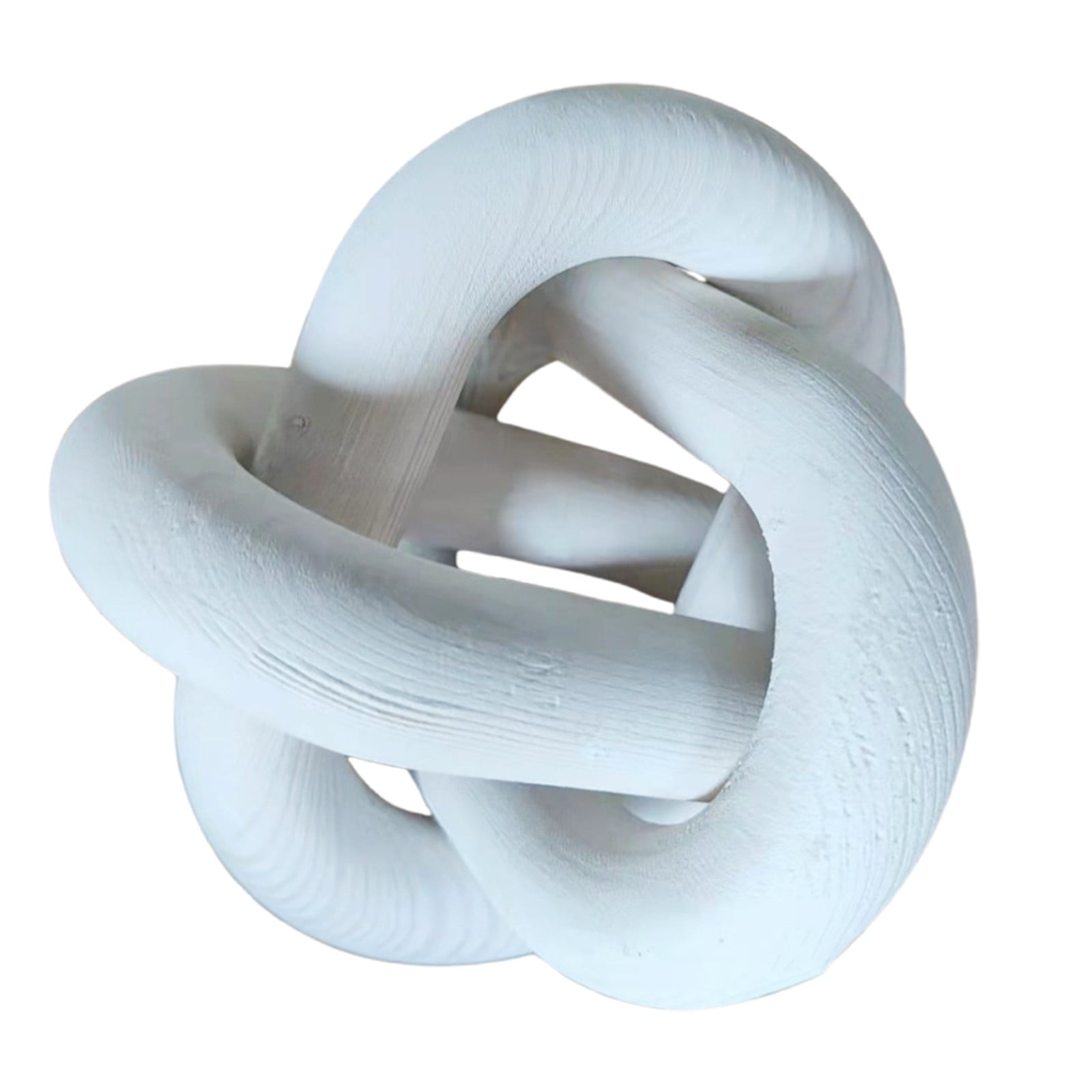 Barhoo Wood Knot Decor Wood Chain Link Decor Hand Carved Wood Chain ...