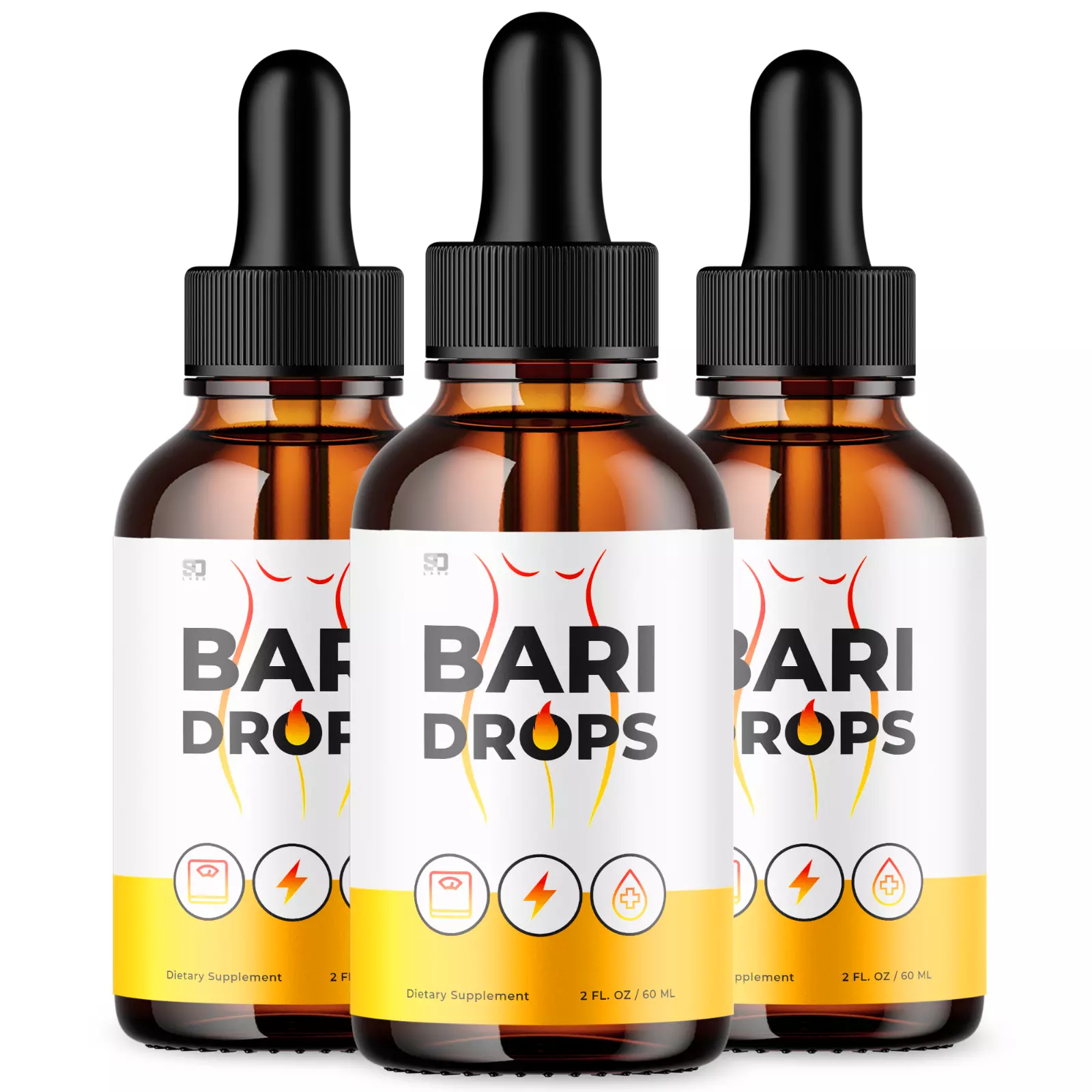 Bari Drops - Natural Wellness Support Supplement (3 Pack) - Walmart ...