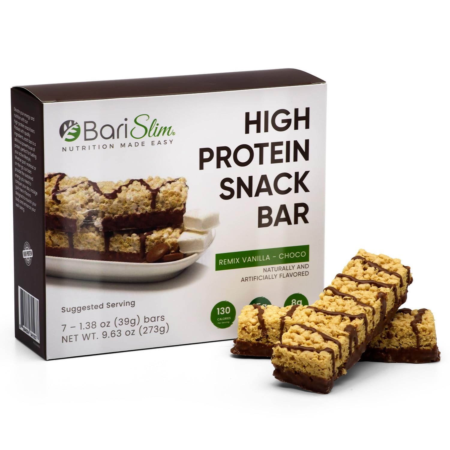 BariSlim High Protein Snack Bar for Bariatric Patients - Nutrient Rich ...