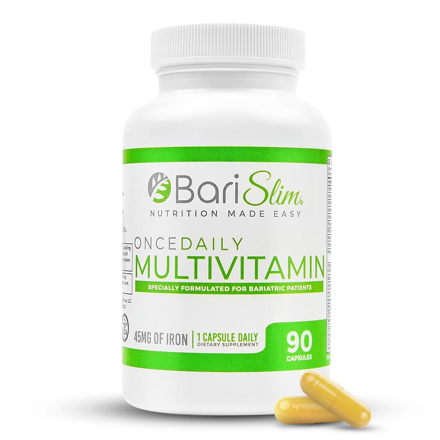 BariSlim Multivitamin Capsule for Bariatric Patient, Post Bariatric ...
