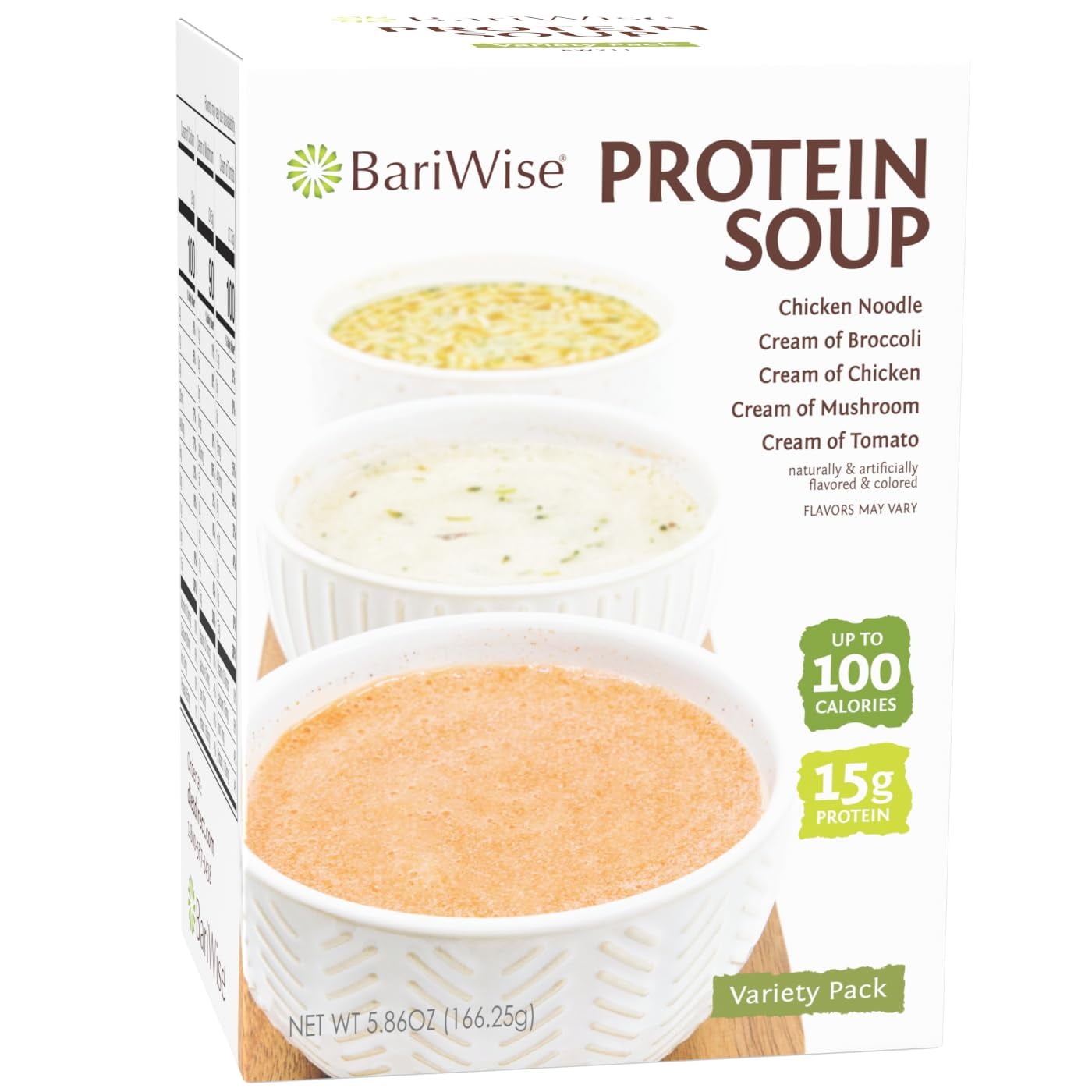 BariWise Protein Soup Mix, IFF17 Variety Pack, 15g Protein, Low Carb ...