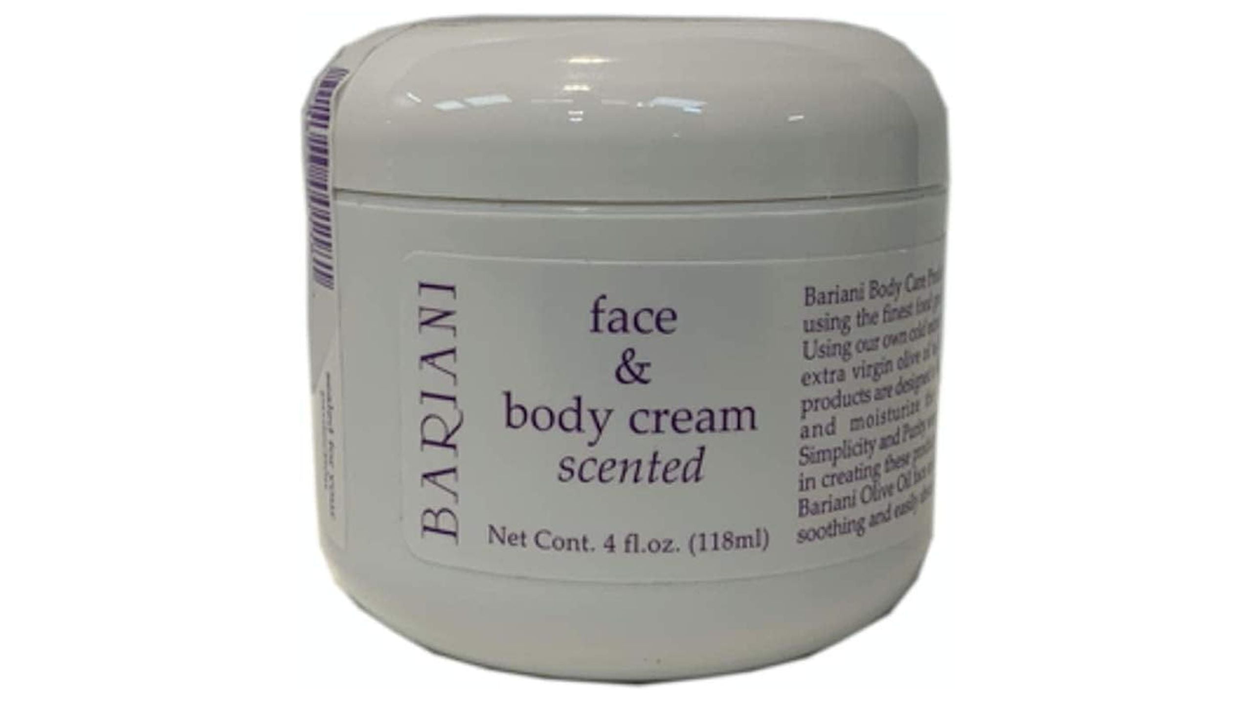 Bariani Olive Oil Company SBF3 Face & Body Cream 4oz Myrrh - Walmart.com