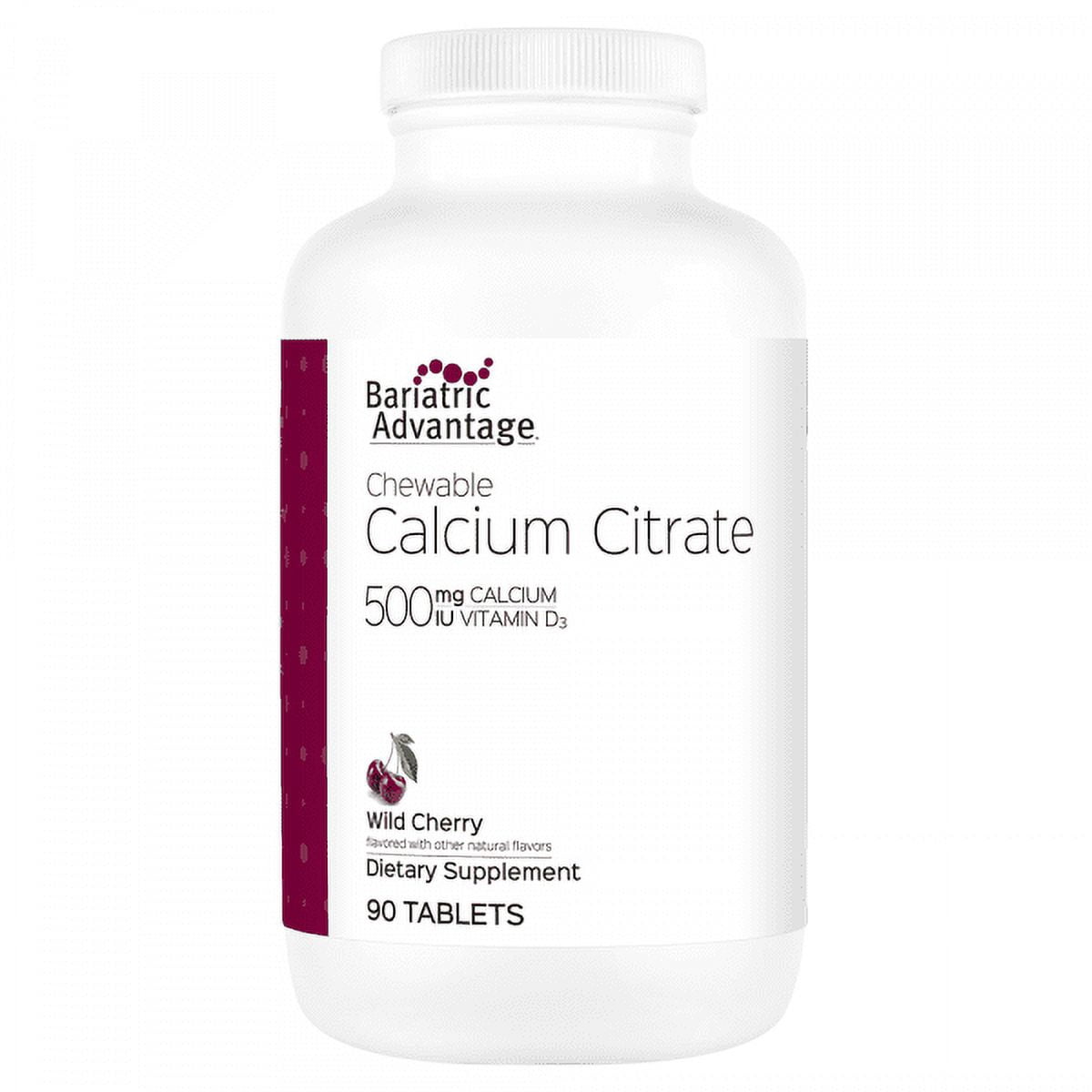 Bariatric Advantage Calcium Citrate Chewable 500 mg - High-Potency ...