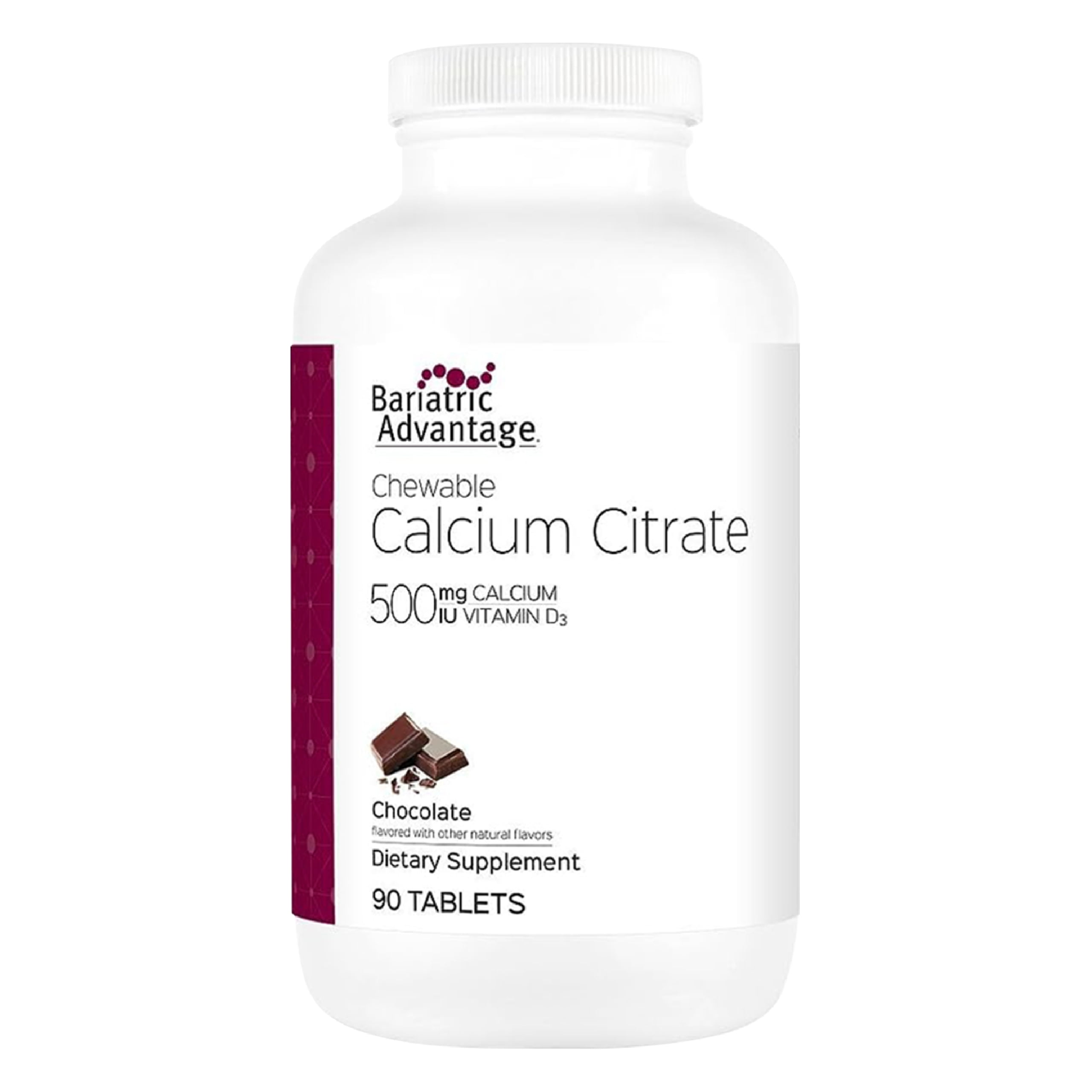 Bariatric Advantage Calcium Citrate Chewable 500 mg - For Bariatric ...