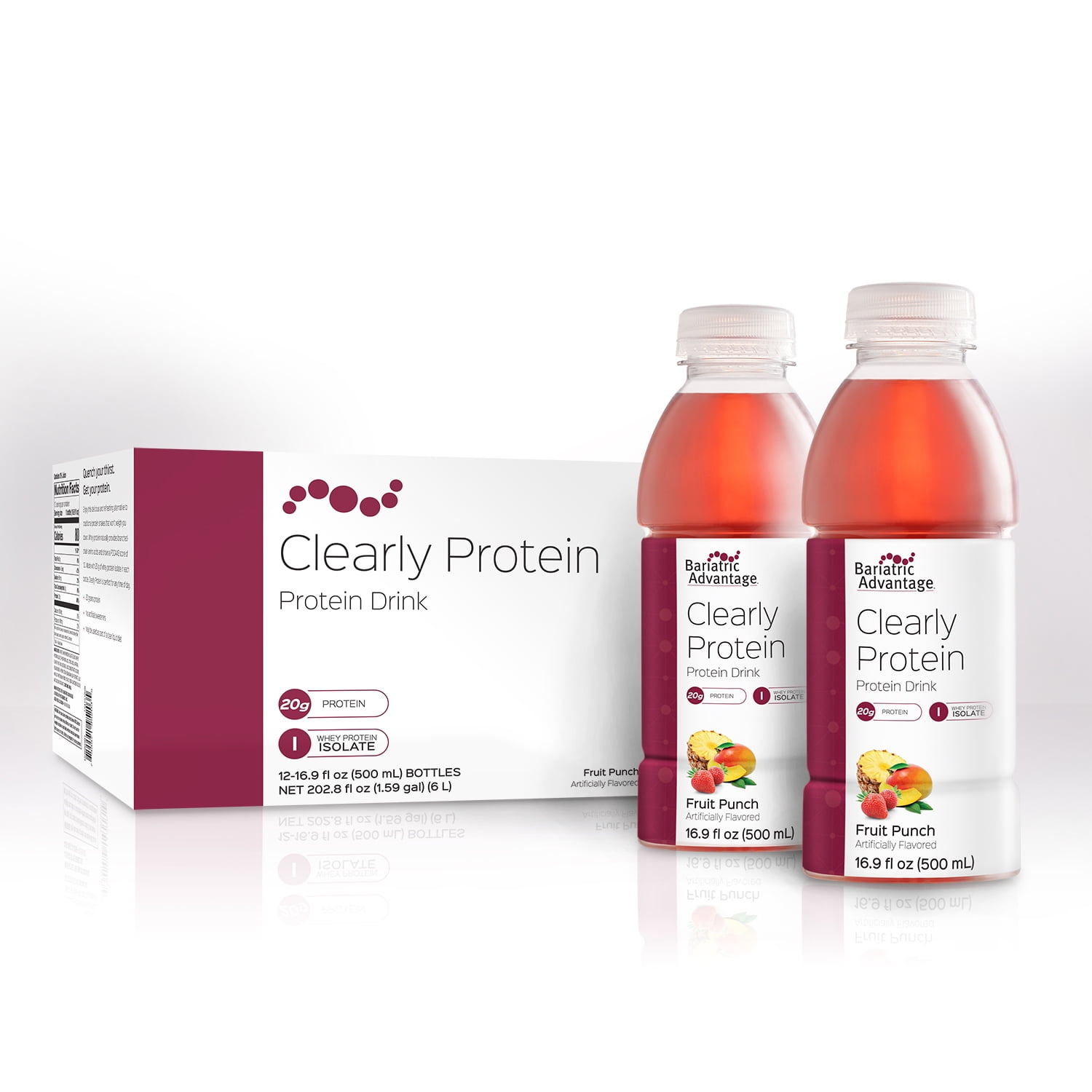 Bariatric Advantage Clearly Protein Fruit Punch, Drinkable Nutrition ...