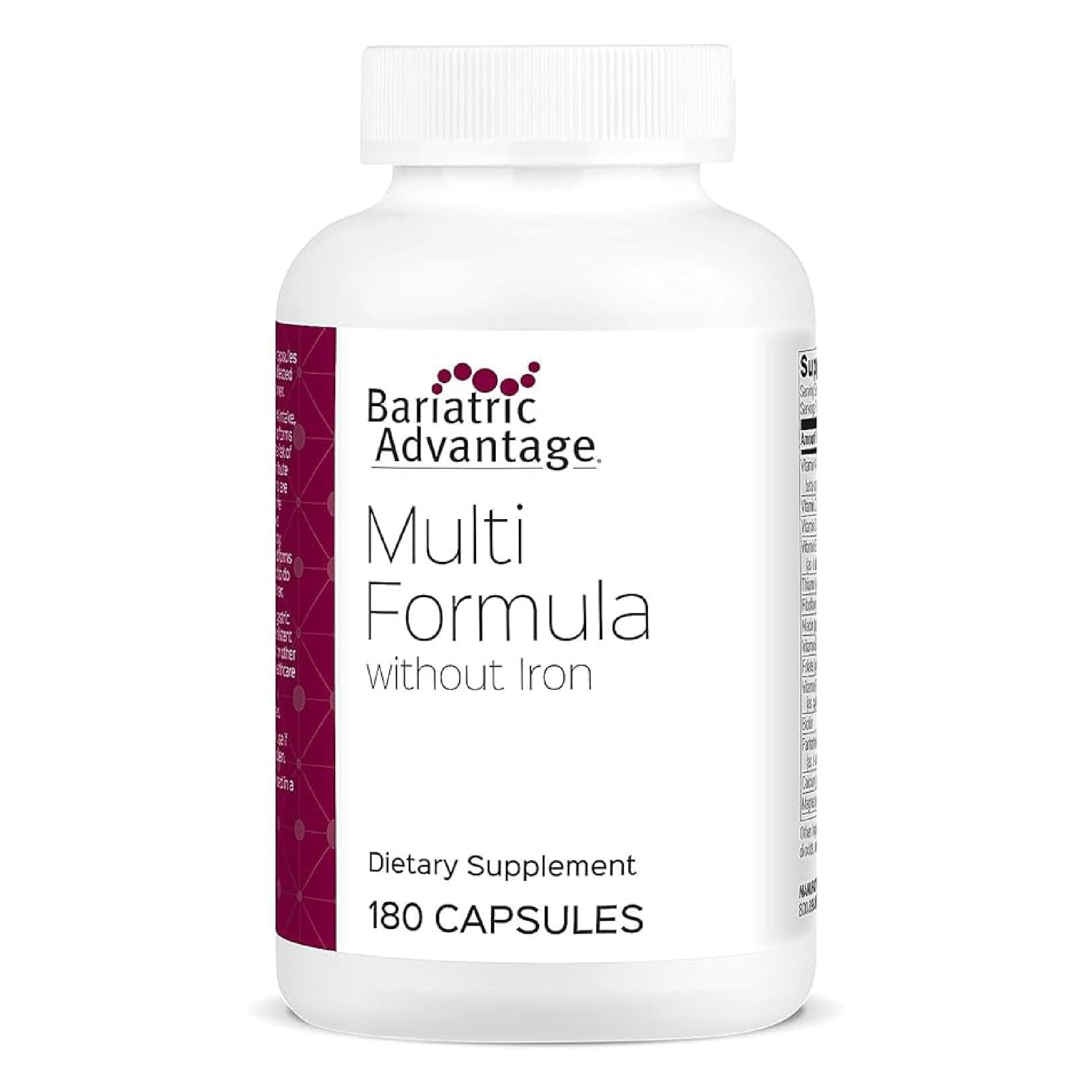 Bariatric Advantage Multi Formula Without Iron, High Potency Daily ...