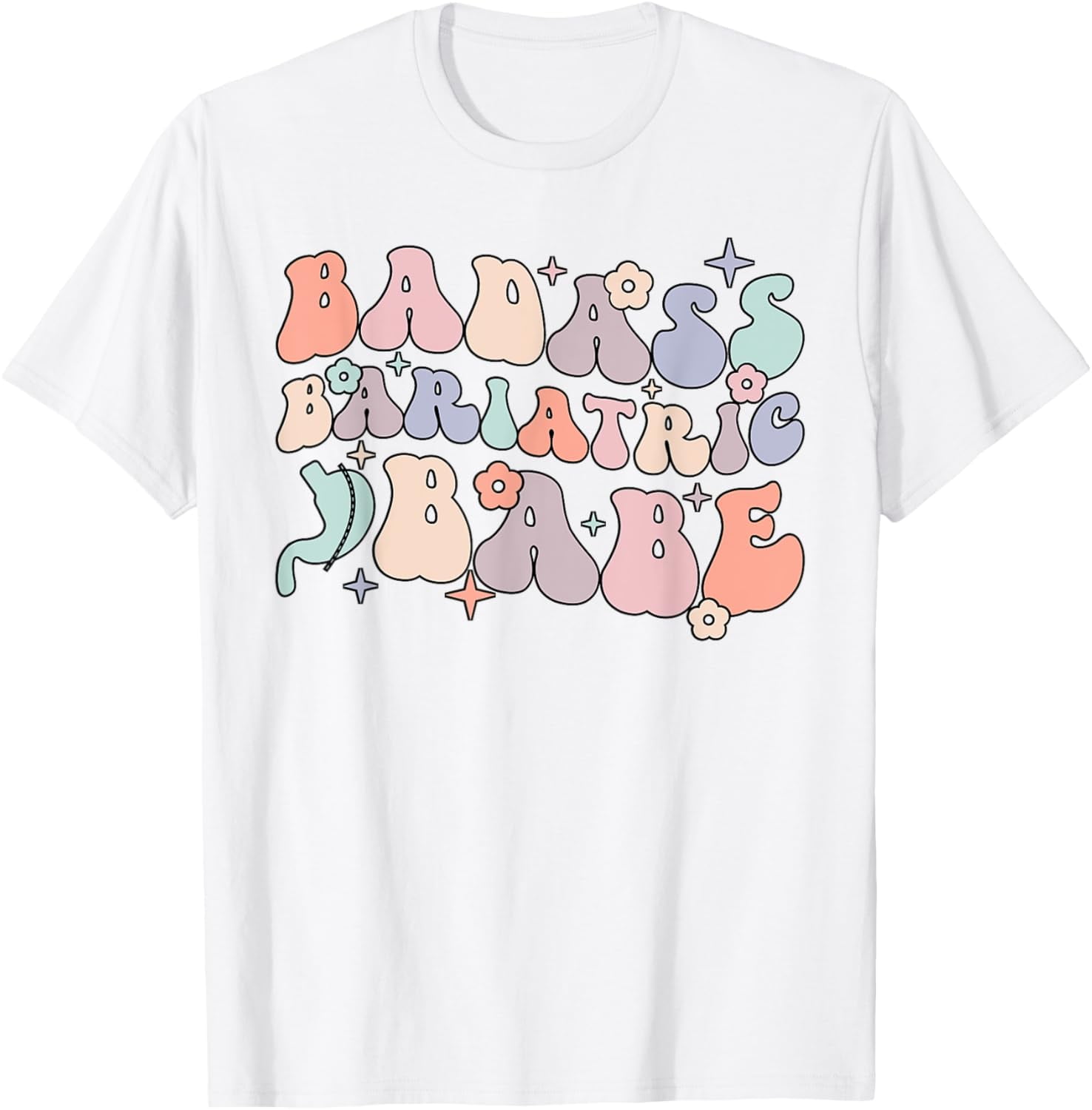 Bariatric Bypass Surgery Groovy Gastric Bypass Recovery T-Shirt ...