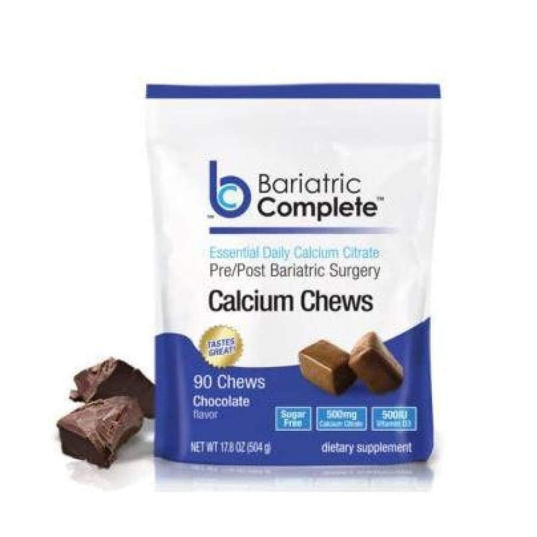 Bariatric Complete Calcium Citrate Chewable 500mg - Chocolate Size ...