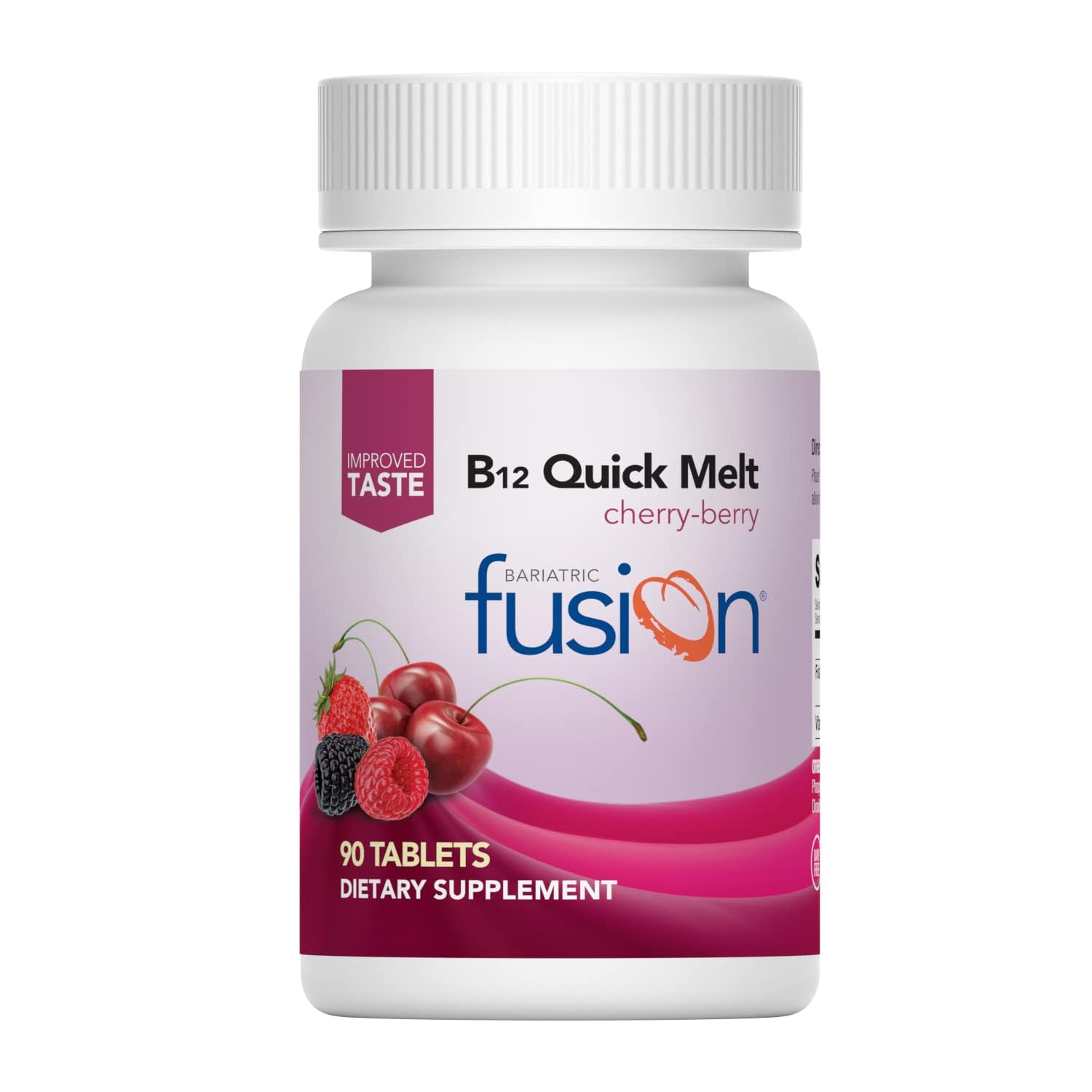 Bariatric Fusion Vitamin B12 Quick Melt | Cherry Berry Flavored Tablets ...