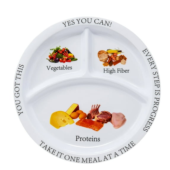 Divided Sectioned Bariatric Plates for Enhanced Portion Control ...