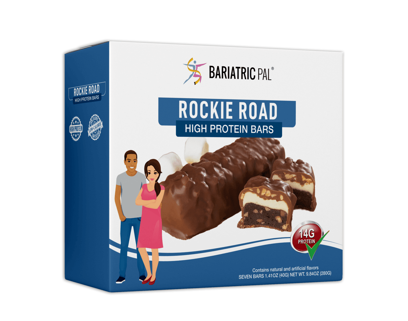 BariatricPal 14g Protein Bars - Rockie Road Size: 1-Pack - Walmart.com