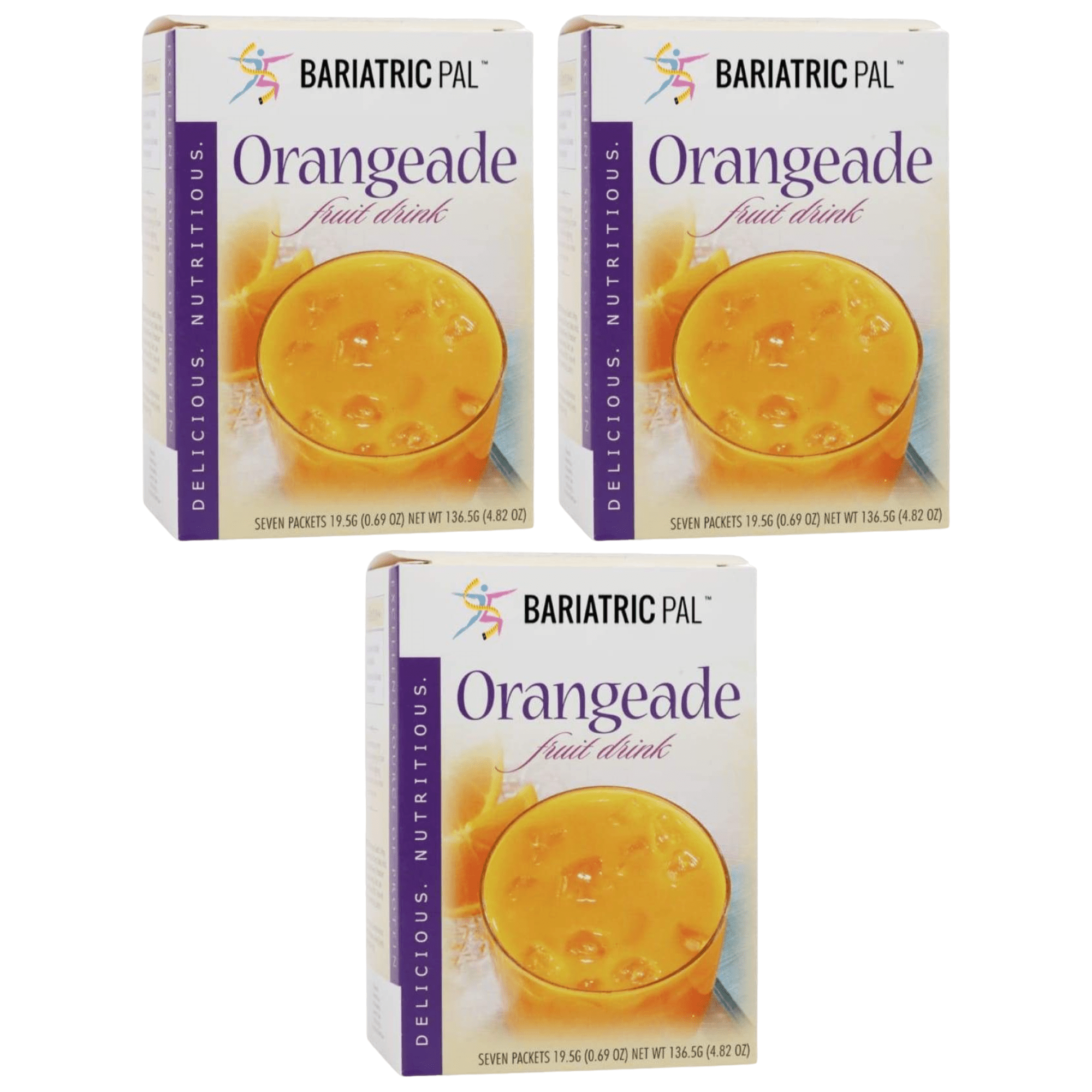 BariatricPal Fruit 15g Protein Drinks - Orangeade Size: 3-Pack ...