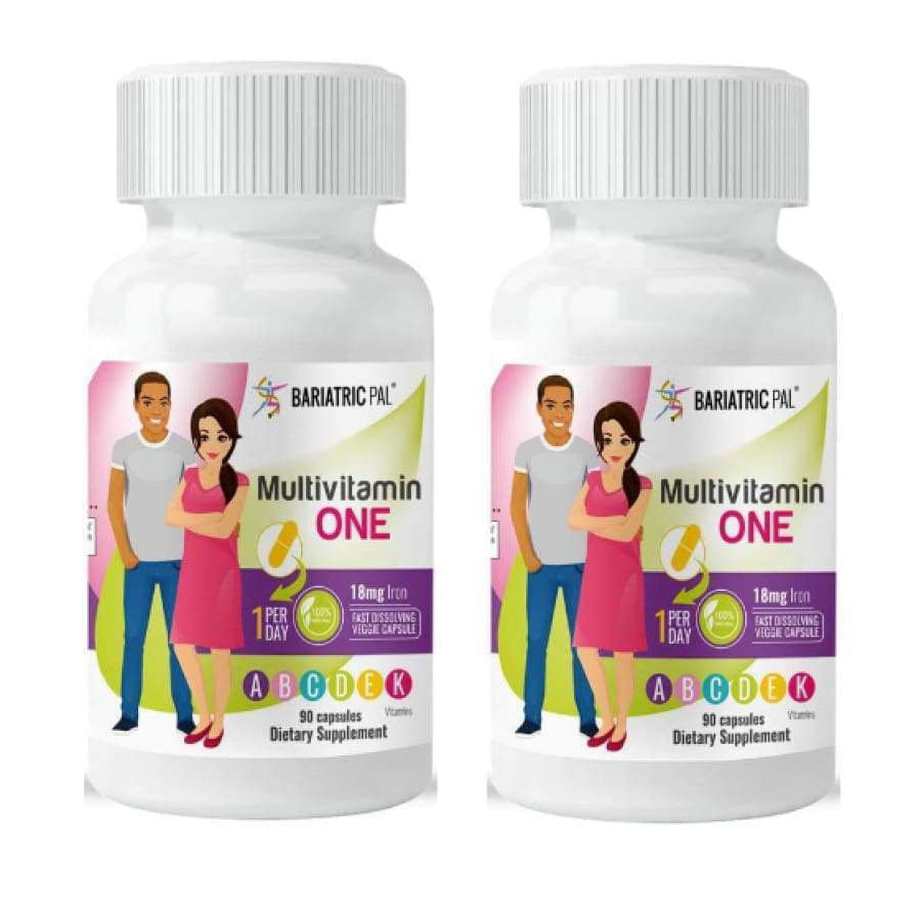 BariatricPal Multivitamin ONE "1 per Day!" Bariatric Multivitamin ...
