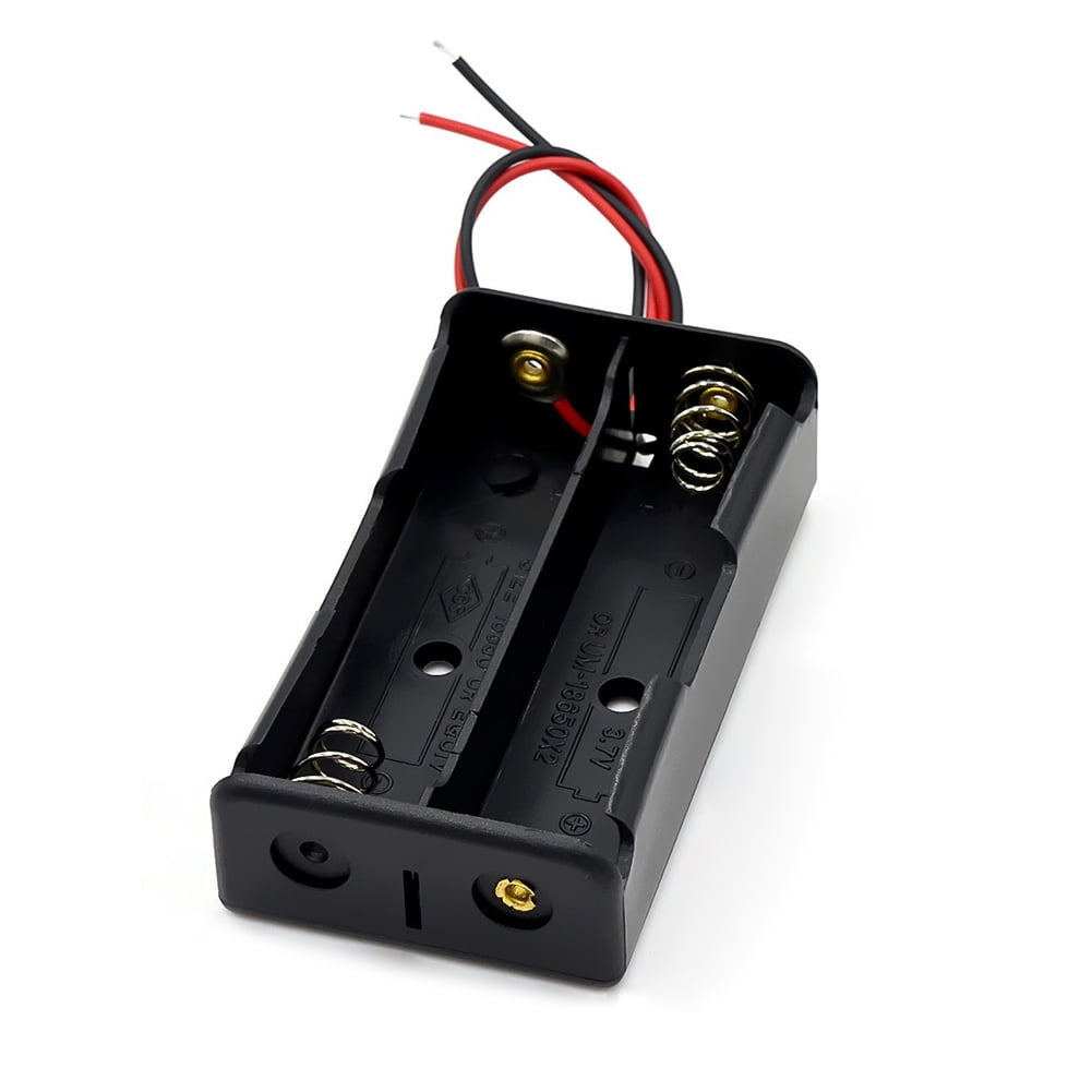 Baright 1 2 3 4 Slot 18650 Battery Storage Box Case with Wire Lead DIY ...