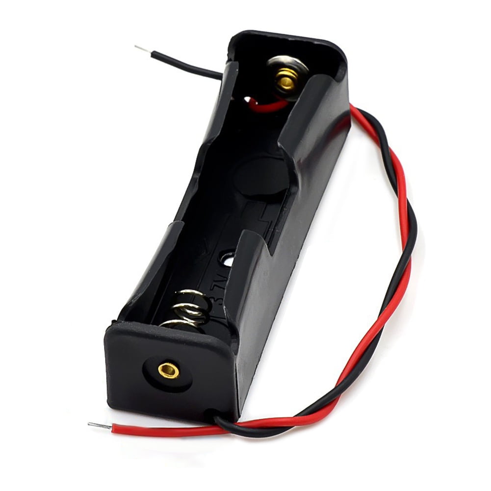 Baright 1 2 3 4 Slot 18650 Battery Storage Box Case with Wire Lead DIY ...