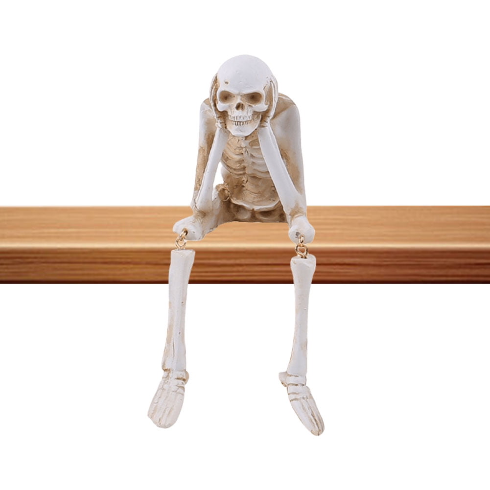 Baright Halloween Statues See Speak Hear No Evil Skeleton Figurines ...