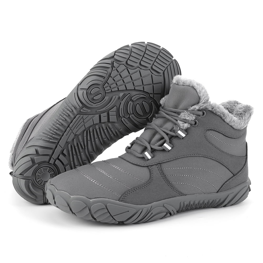 Baright Winter Plush Boots Wide Toe Box Barefoot Shoes Non Slip Outdoor ...