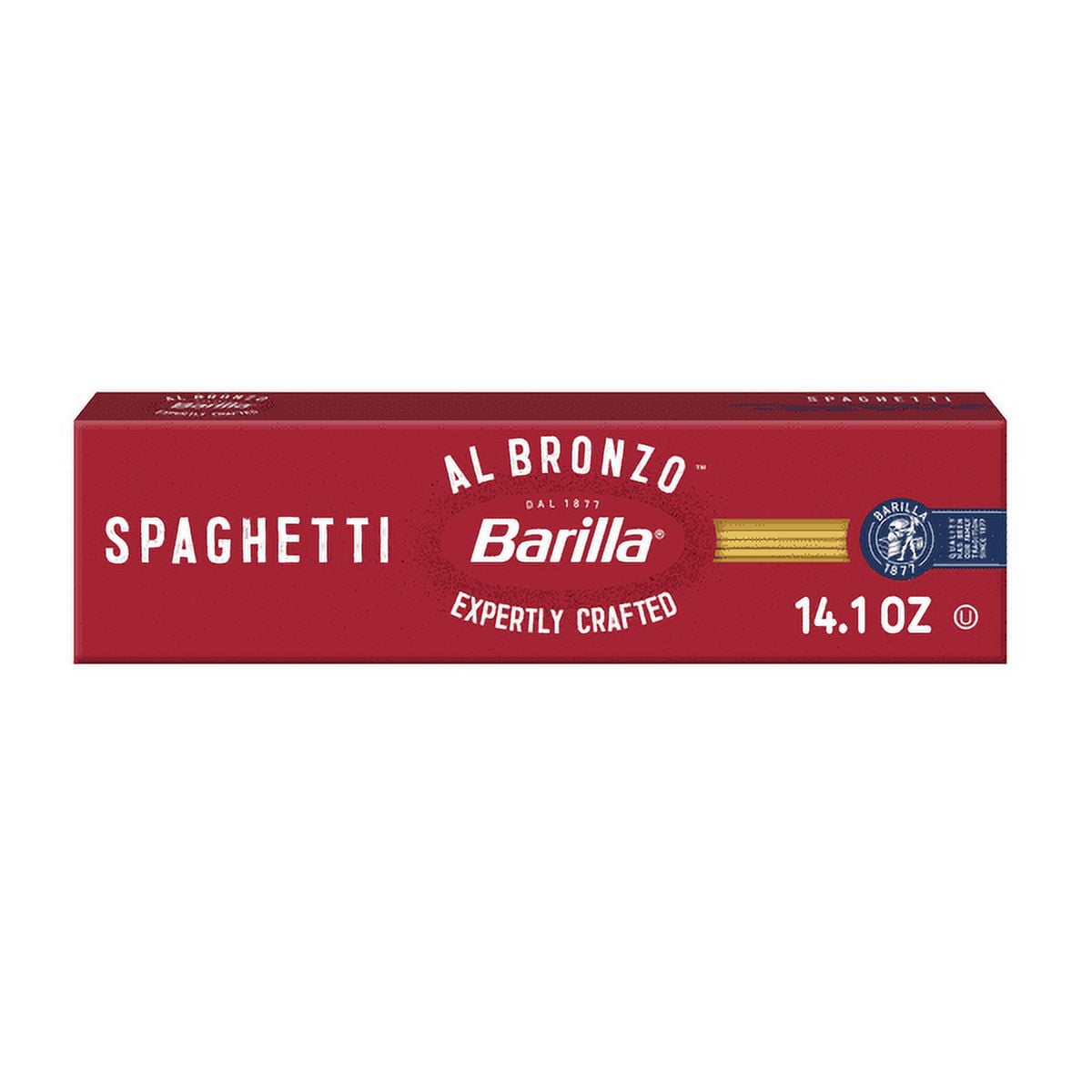 Barilla Al Bronzo Spaghetti Pasta Bronze Cut Pasta Non-GMO & Kosher ...
