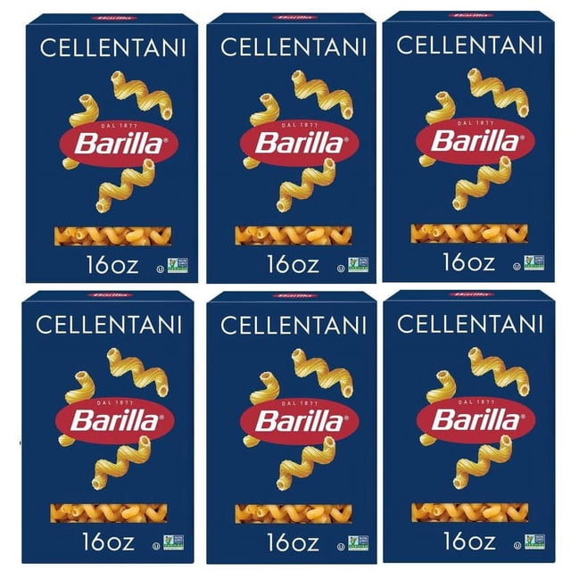 Barilla Cellentani Pasta, 16 Ounce (Pack of 6) - Walmart.com