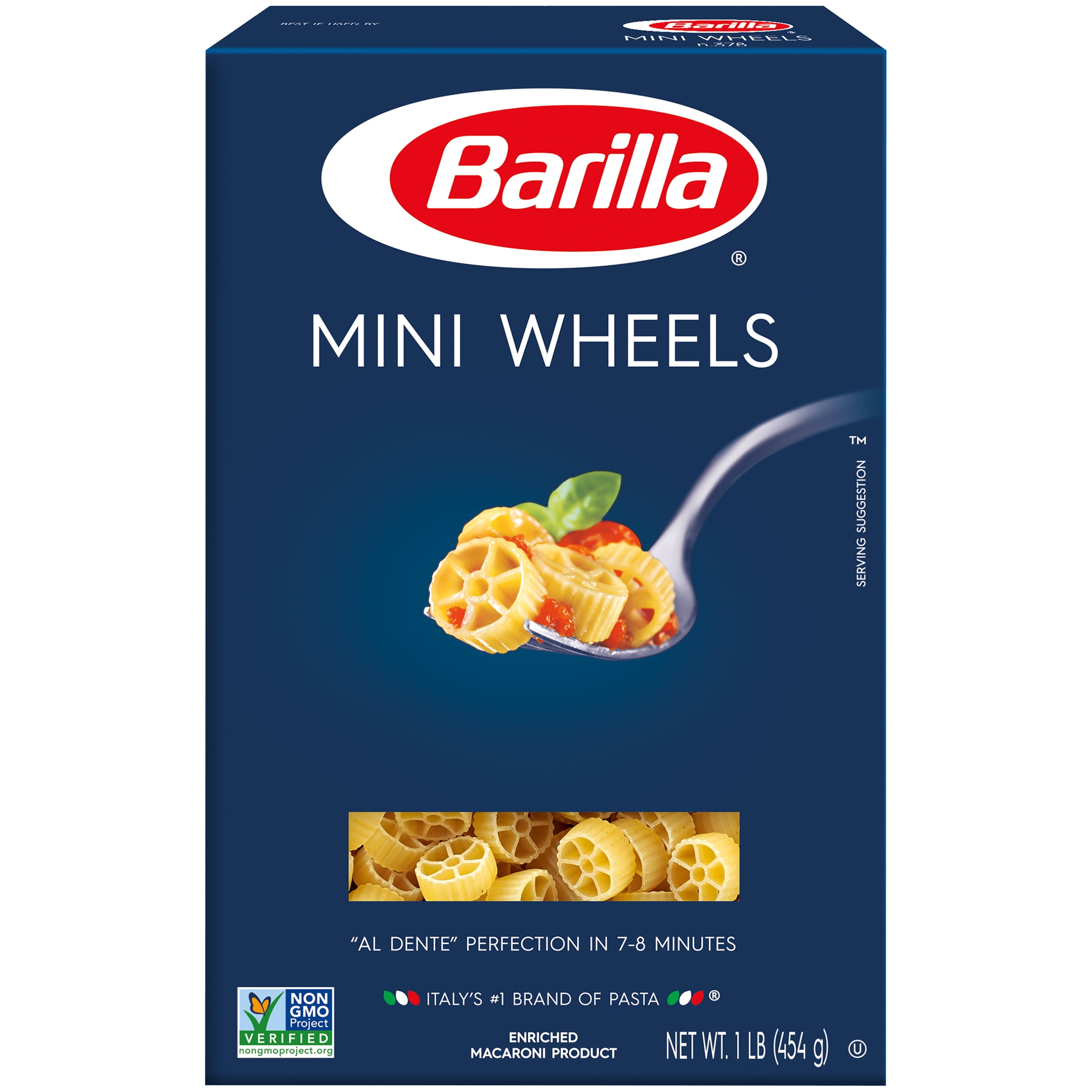 Barilla® Small Dry Classic Blue Box Pasta Mini Wheels 16 oz - Walmart.com