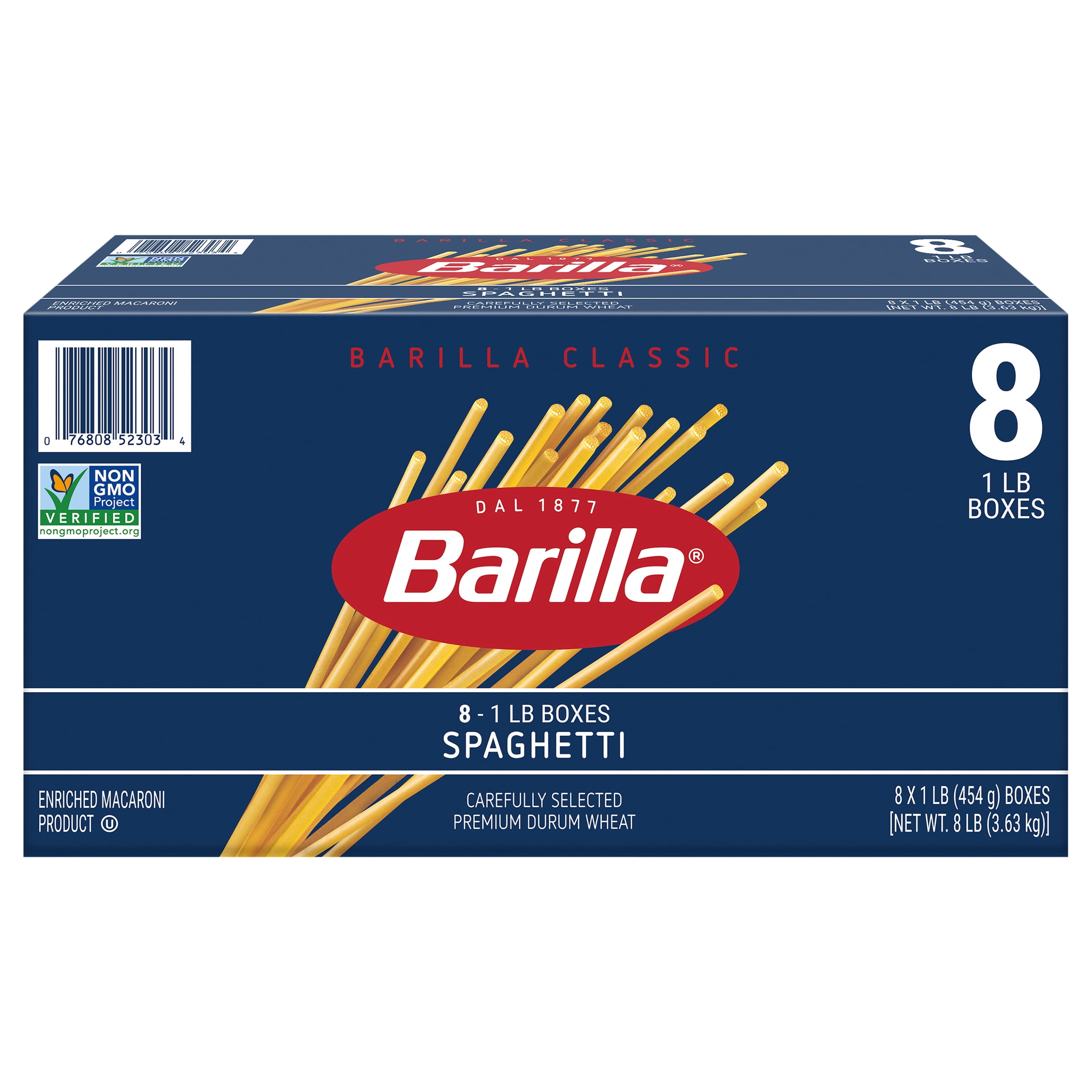 Barilla® Classic Blue Box Pasta Spaghetti 8x16 oz - Walmart.com