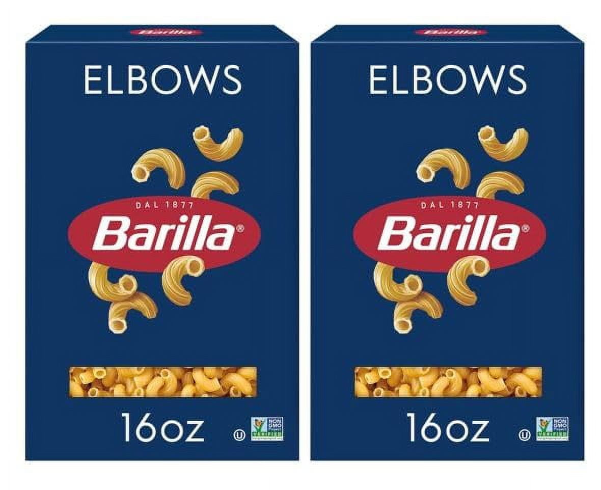 Barilla Elbows Pasta, 16 oz, Pack of 2 - Walmart.com