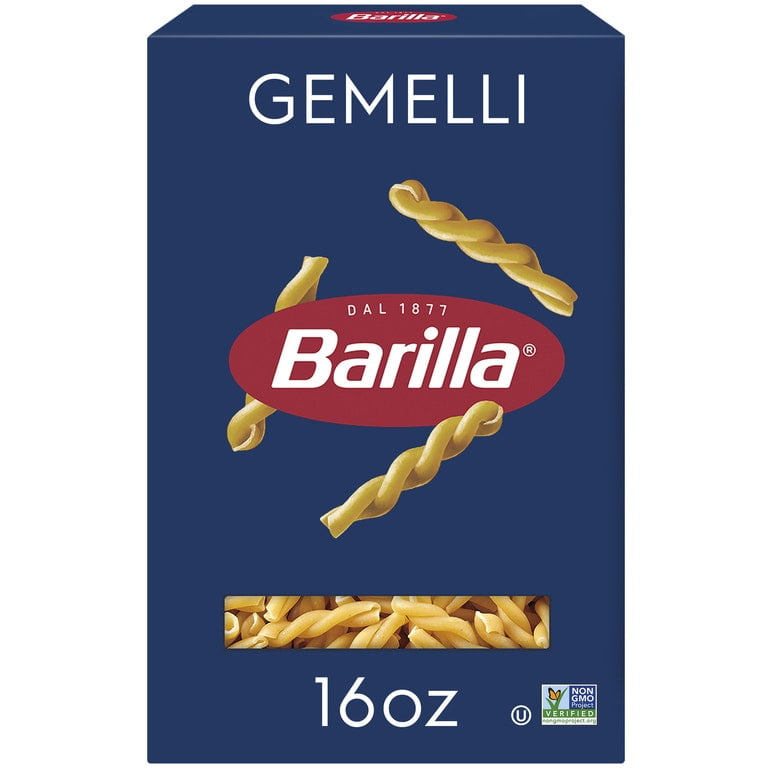 Barilla Gemelli - Non-GMO Pasta Made with Durum Wheat Semolina & Kosher ...