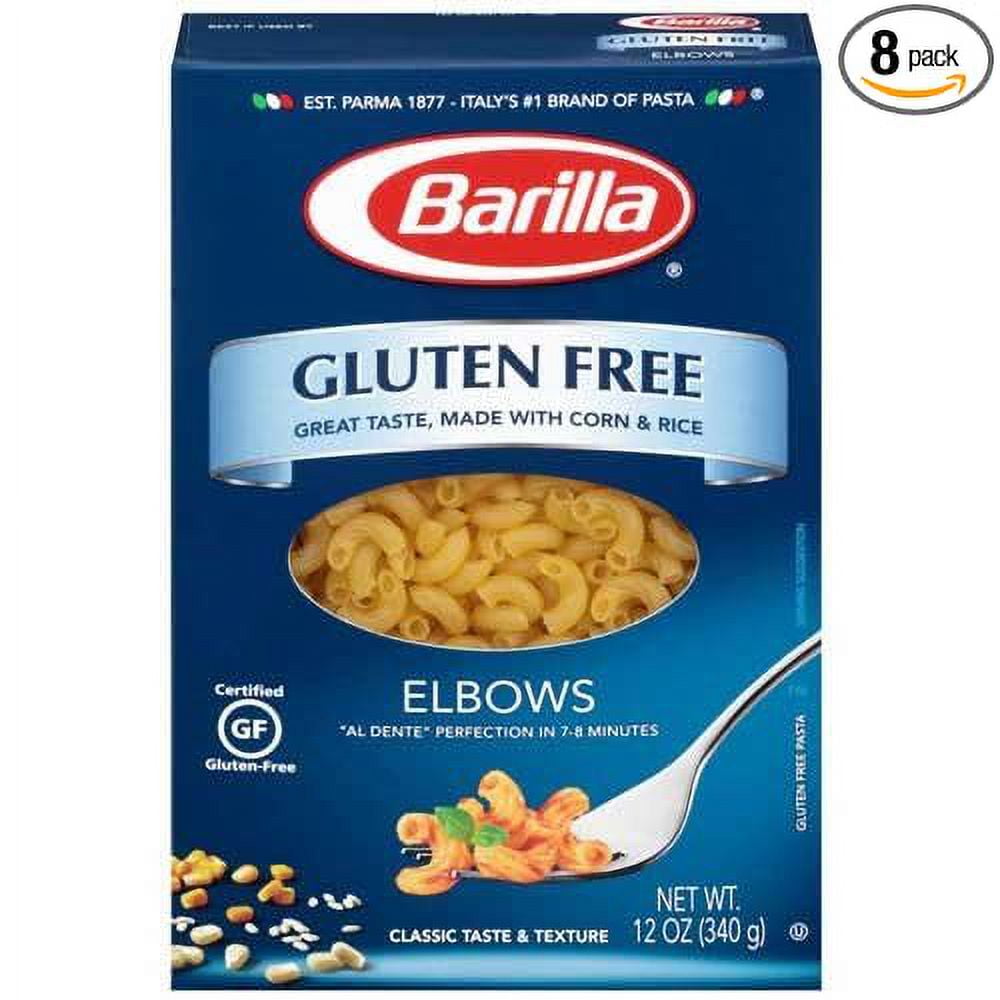 Barilla Gluten Free Elbows Pasta, 12 Ounce -- 8 per case. - Walmart.com