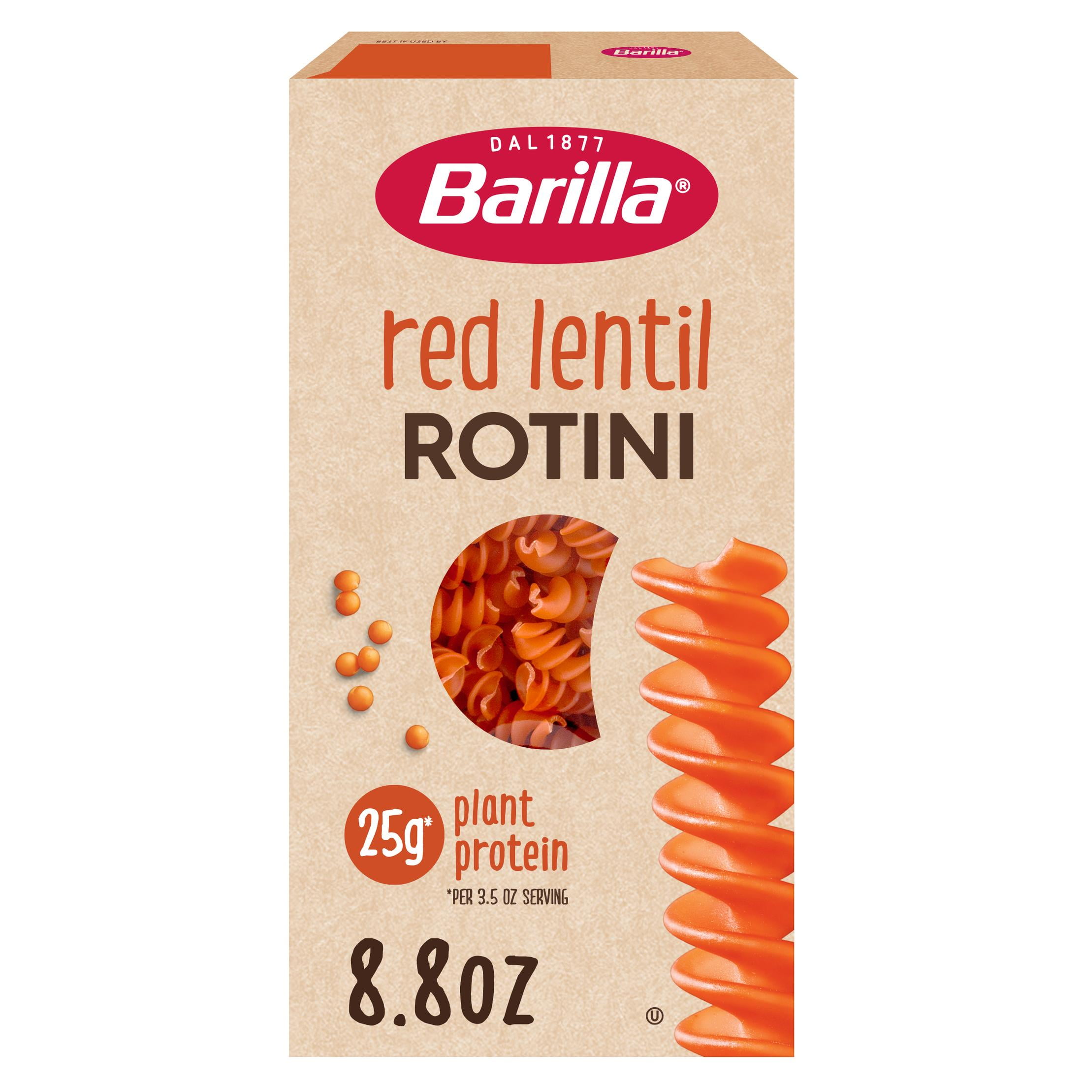 Barilla Protein-Rich Gluten Free Red Lentil Rotini Pasta, 8.8 oz ...