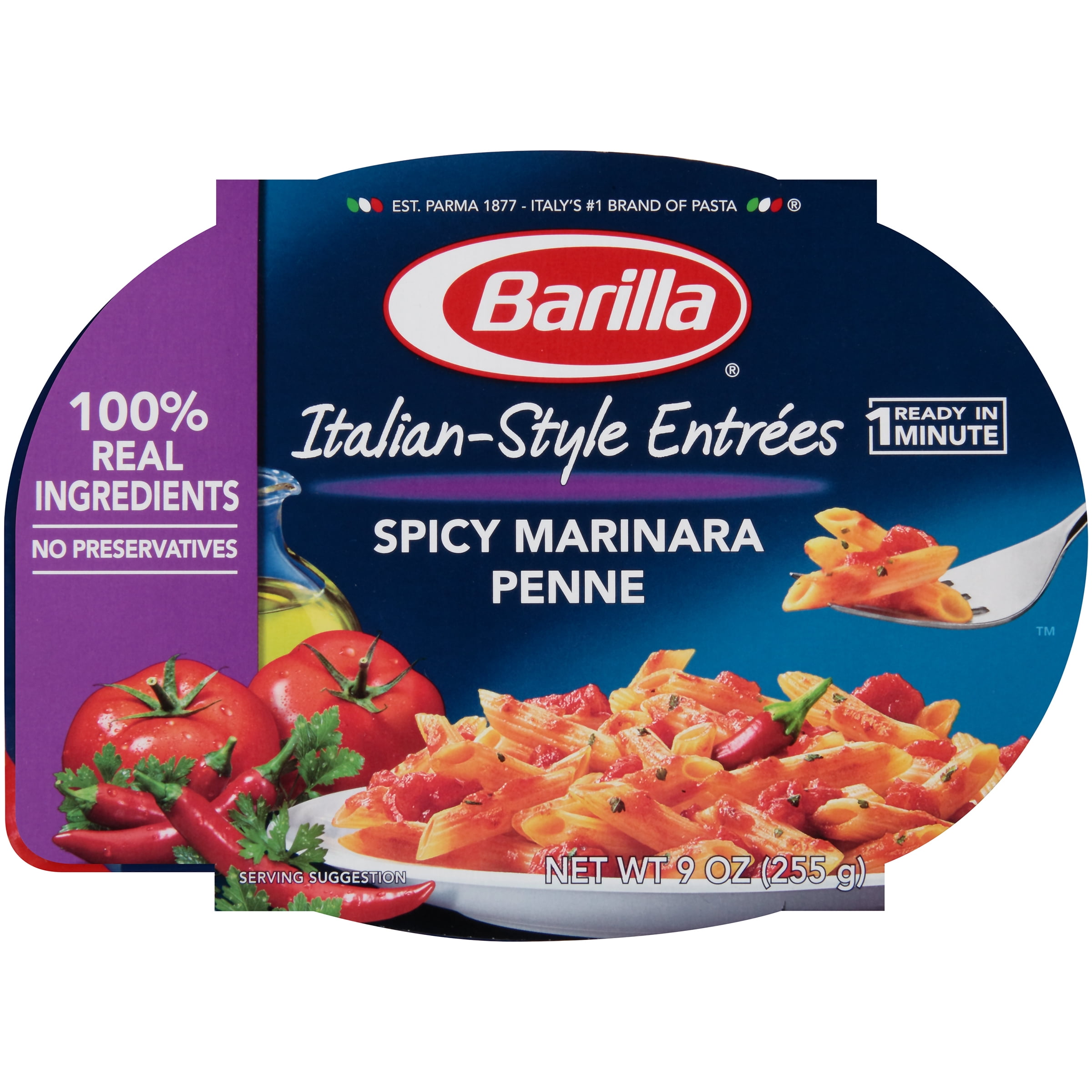 Barilla® Italian-Style Entrées Microwaveable bowls Penne Pasta with ...