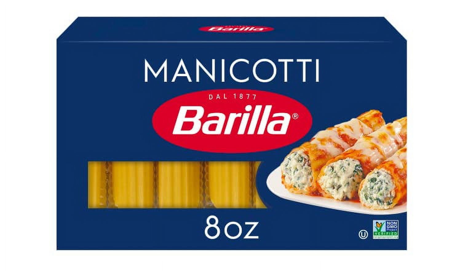 Barilla Manicotti Shells - 8 ozZAZK-1022 - Walmart.com