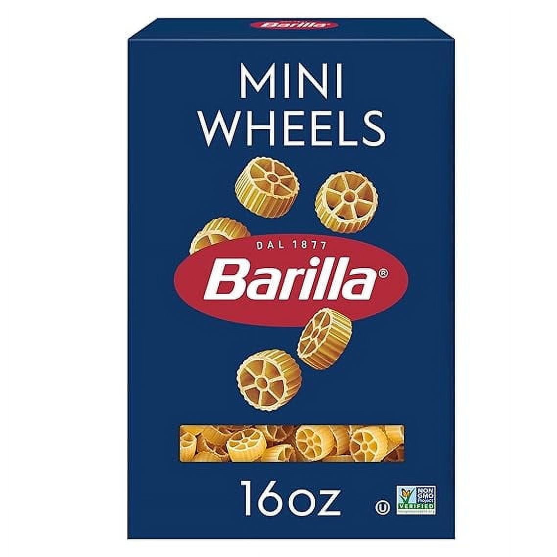 Barilla Mini Wheels Pasta, 16 Oz Box, Made with Durum Semolina, Kosher ...