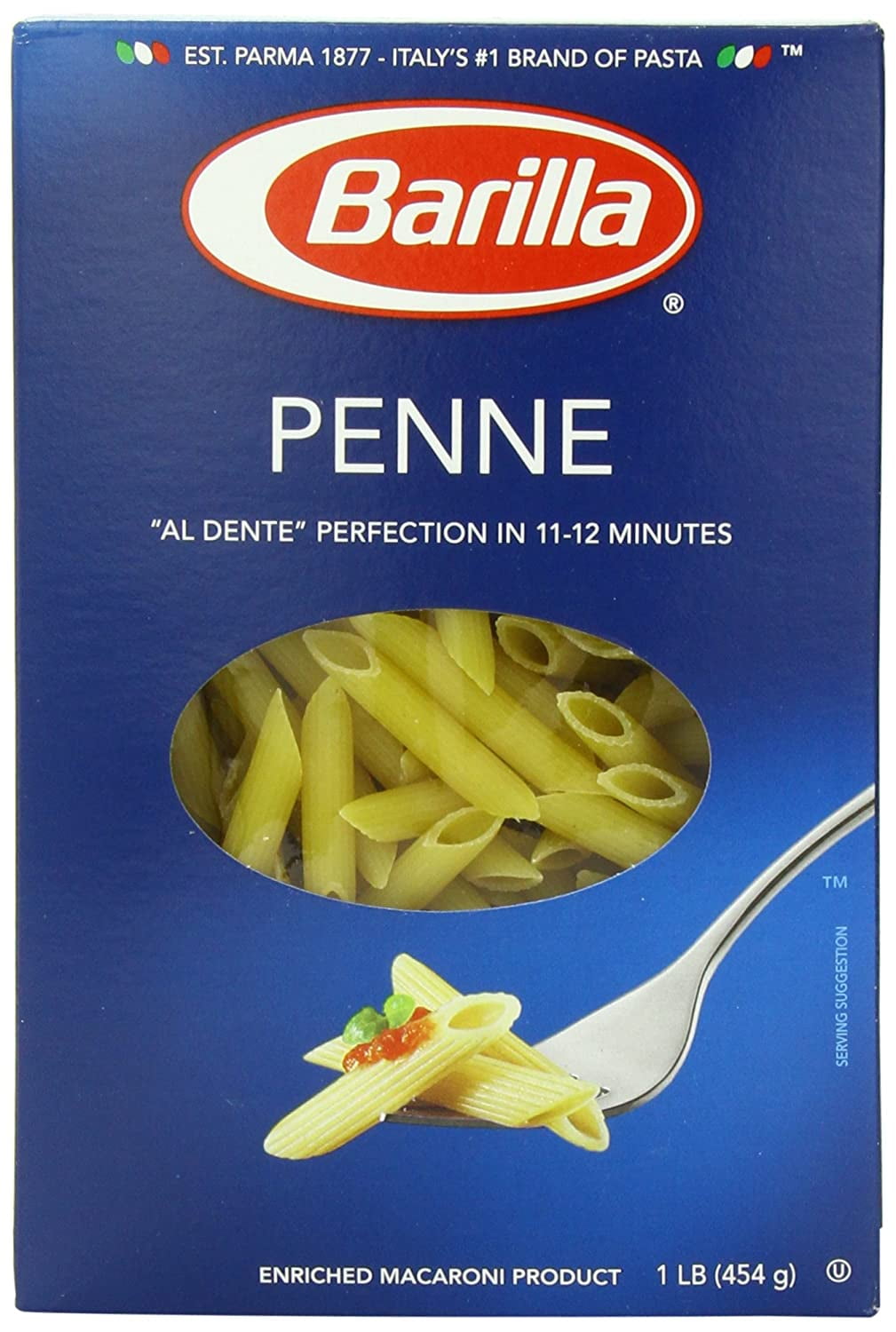 Barilla Pasta, Penne, 16 Ounce (Pack of 12) - Walmart.com