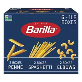 Barilla Pasta Variety Pack 16 oz., 6 count.pack of 2 - Walmart.com