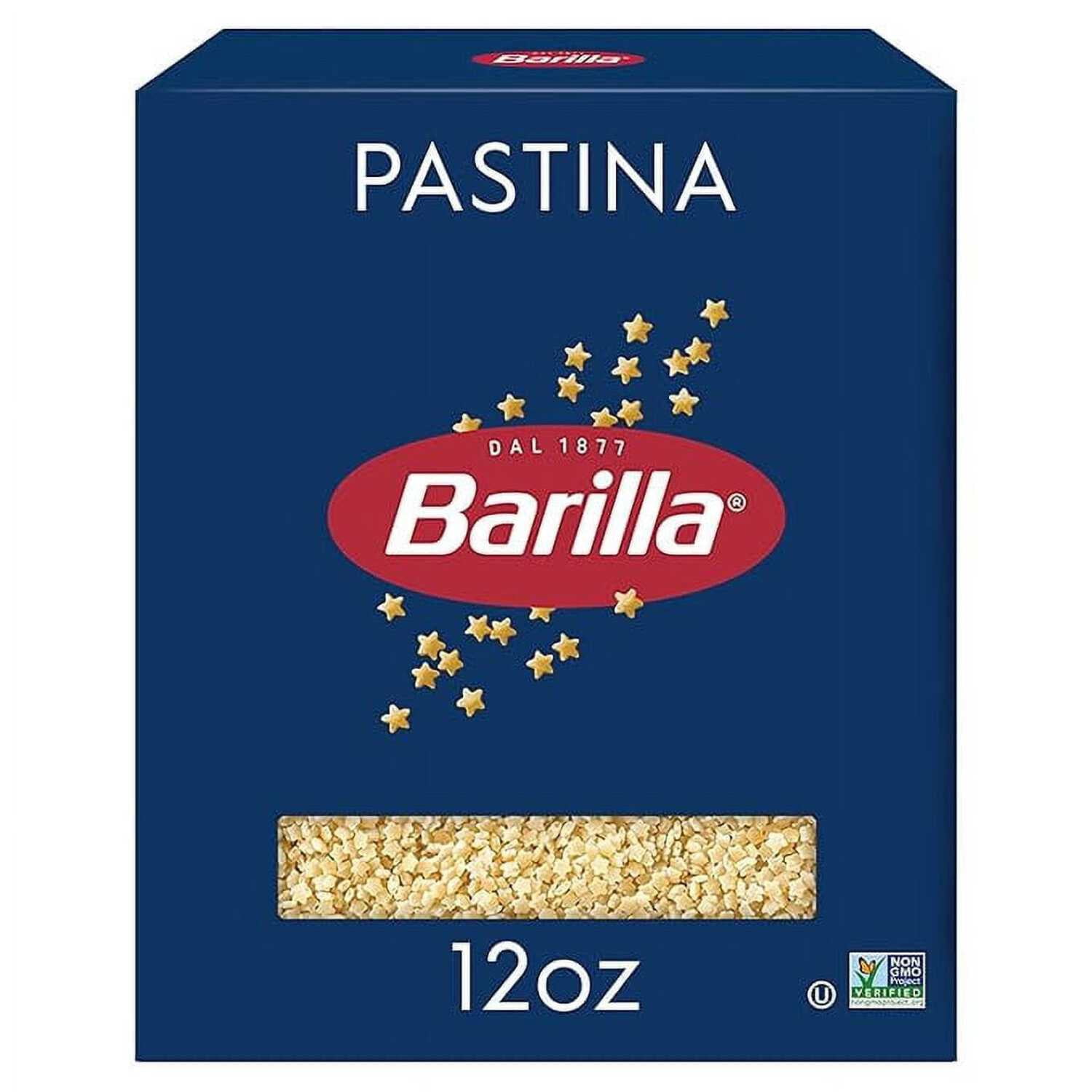 Barilla Pastina Pasta, 12 oz Box, Tiny Star-Shaped Pasta Made with ...