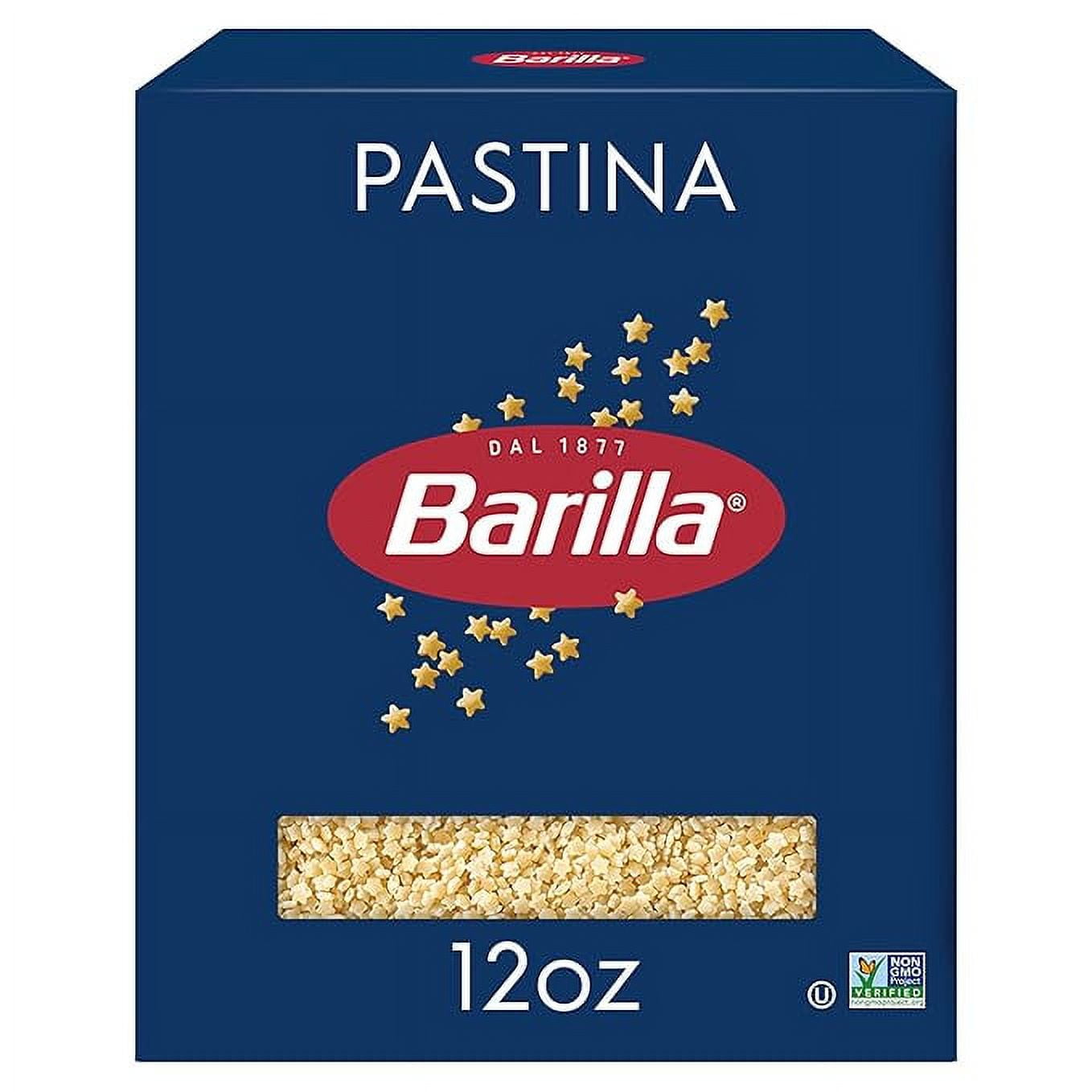 Barilla Pastina Pasta, 12 oz Box, Tiny Star-Shaped Pasta Made with ...