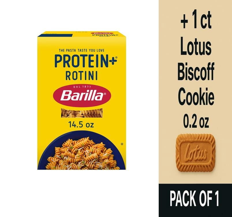 Barilla Protein+ (Plus) Rotini Pasta Non-GMO and Kosher Certified Plant ...